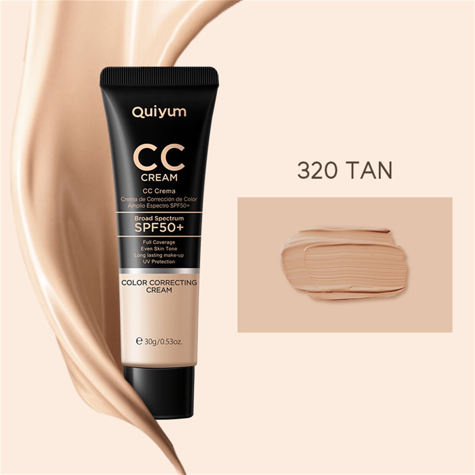 Fmbmuo Concealer Makeup Full Coverage,Color Correcting CC Cream with ...