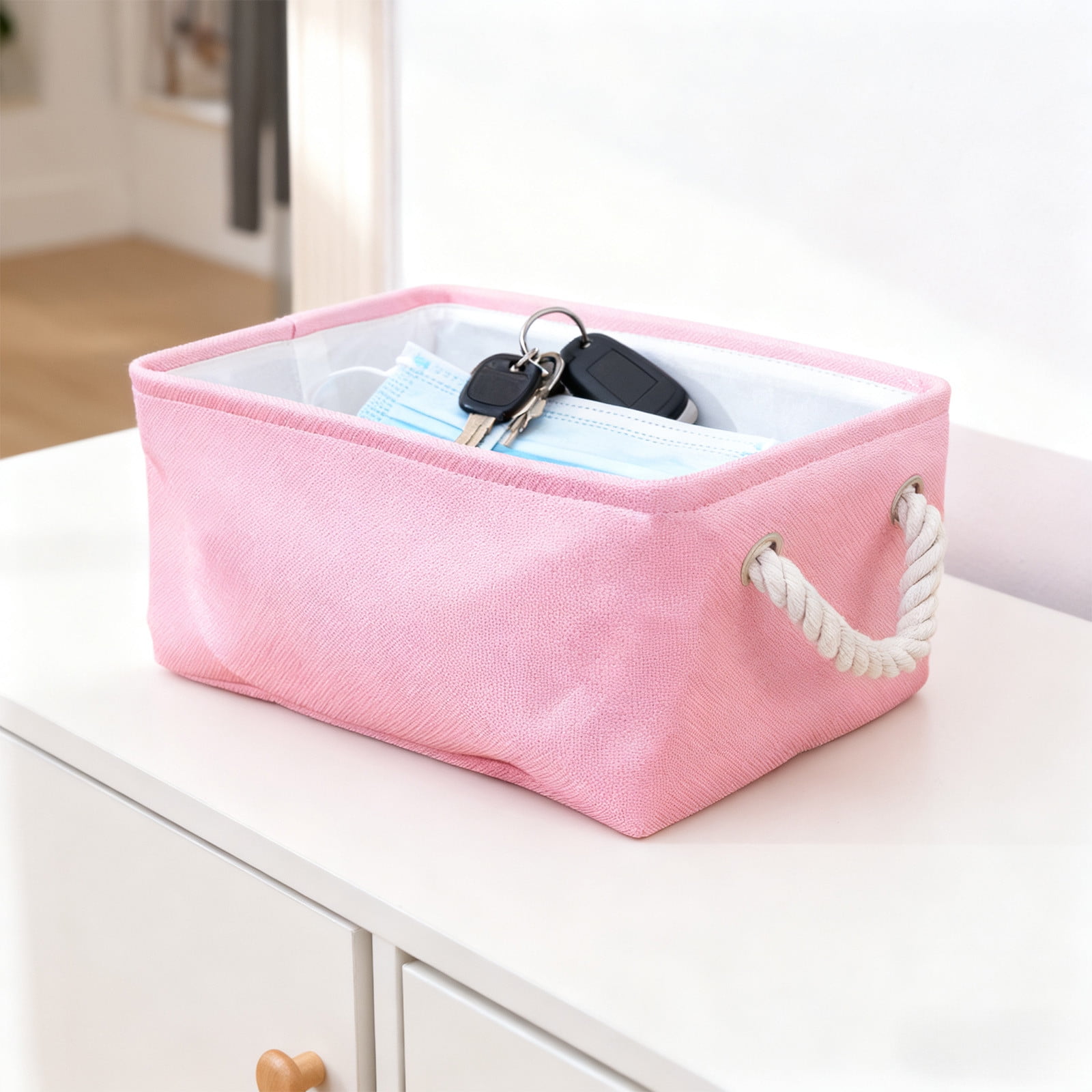 Fmbmuo Fabric Closet Organizers and Storage Foldable Carrying Handles ...