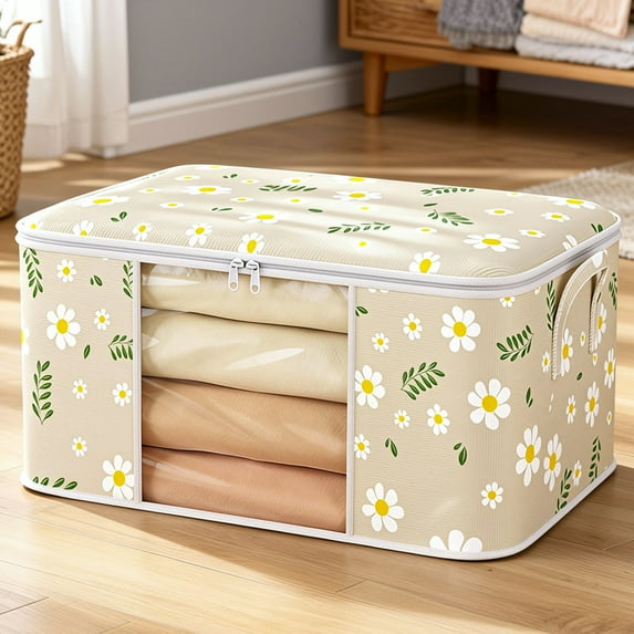 Fmbmuo Foldable Storage Bag Organizer Box with Sturdy Zipper & Handle ...