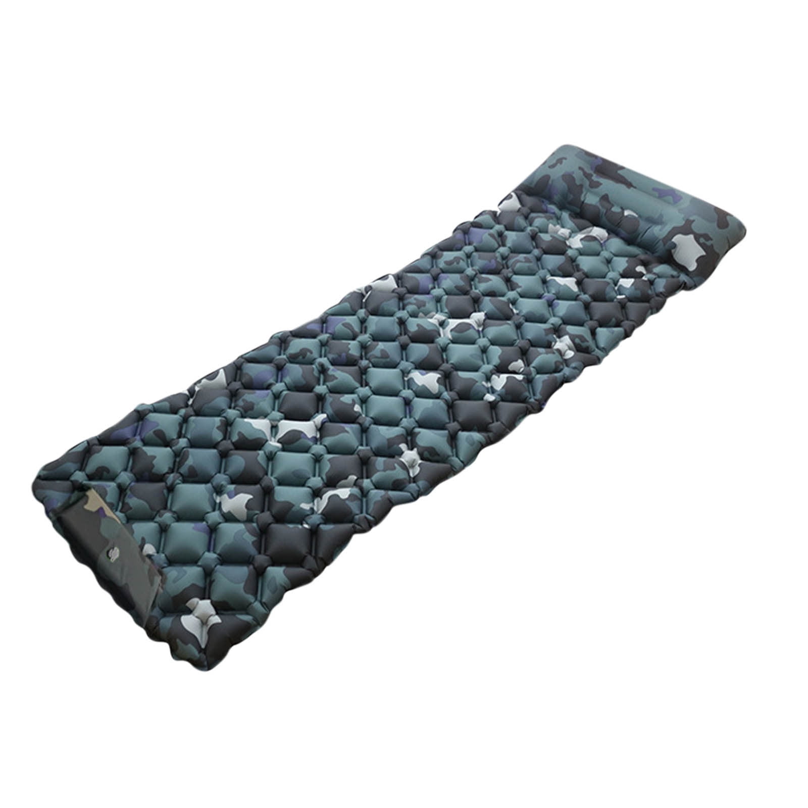 Fmbmuo Inflatable Camping Sleeping Pad 23" x 75" with Built-In Foot ...