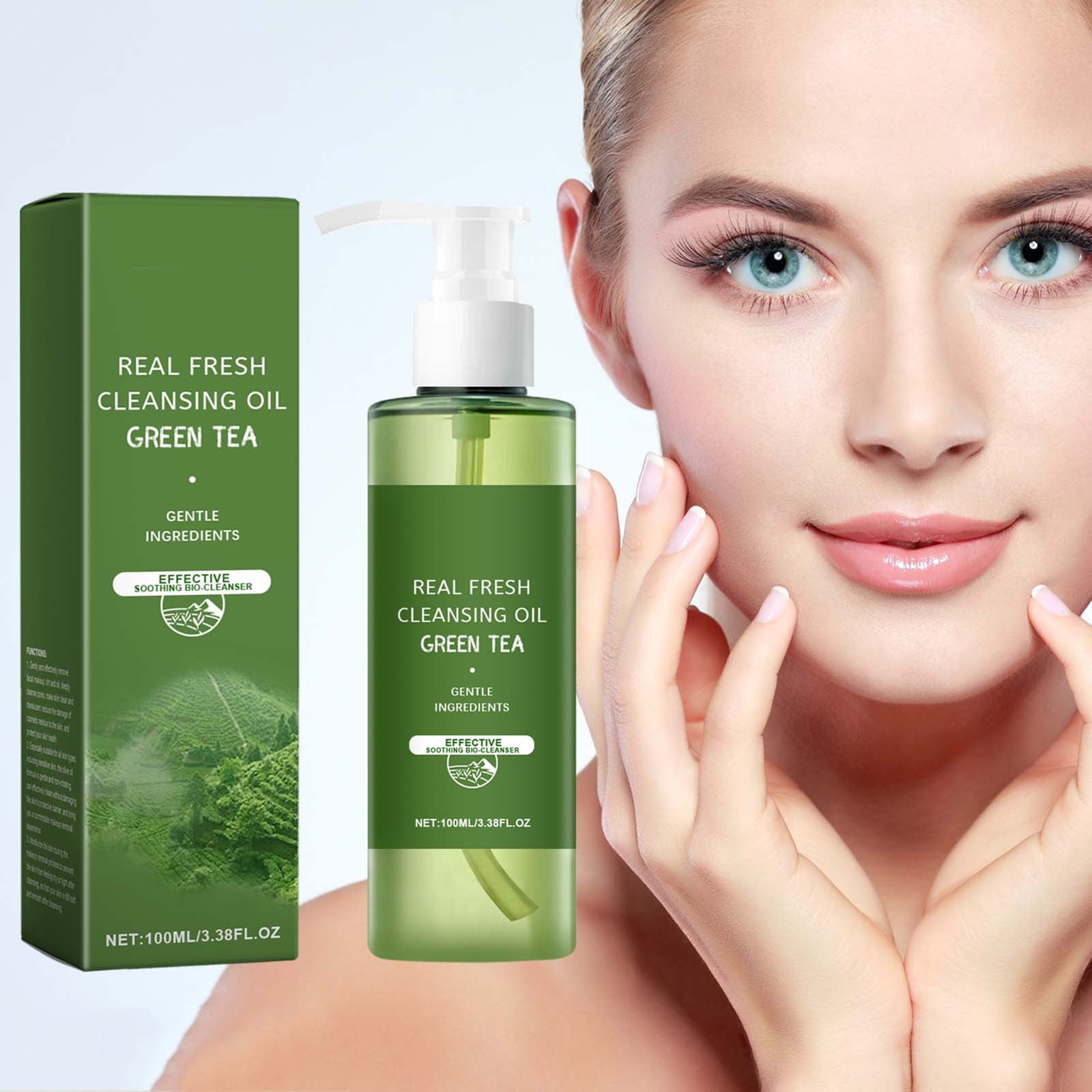 Fmbmuo Make Up Removing Oil Korean,Green Tea Makeup Remover Cleansing ...