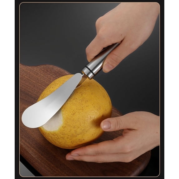 Fmbmuo Straight Peeler Orange Peeler Alloy 1 Pcs White Kitchen Gadgets ...
