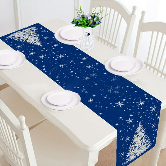 Fmbmuo Valentines Day Decorations Table Runner,Christmas Tree ...