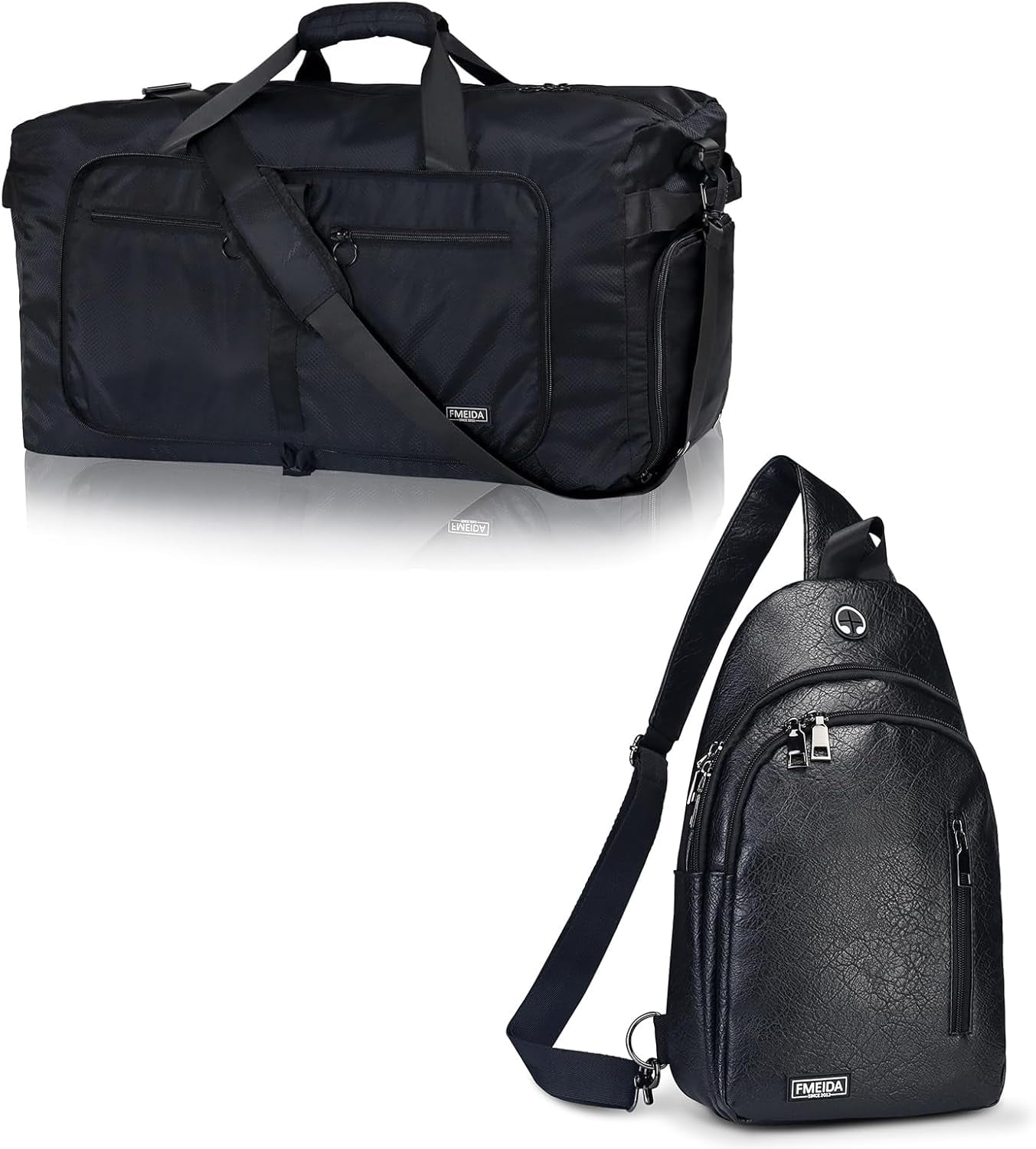Fmeida 65L Duffle Bag & Fmeida Anti-Theft Crossbody Sling Bag - Walmart.com