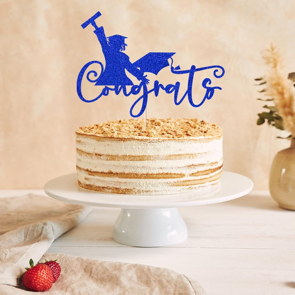 FmiyunEea Congrats Graduation Cake Topper,Congratulations Cake RST1 ...