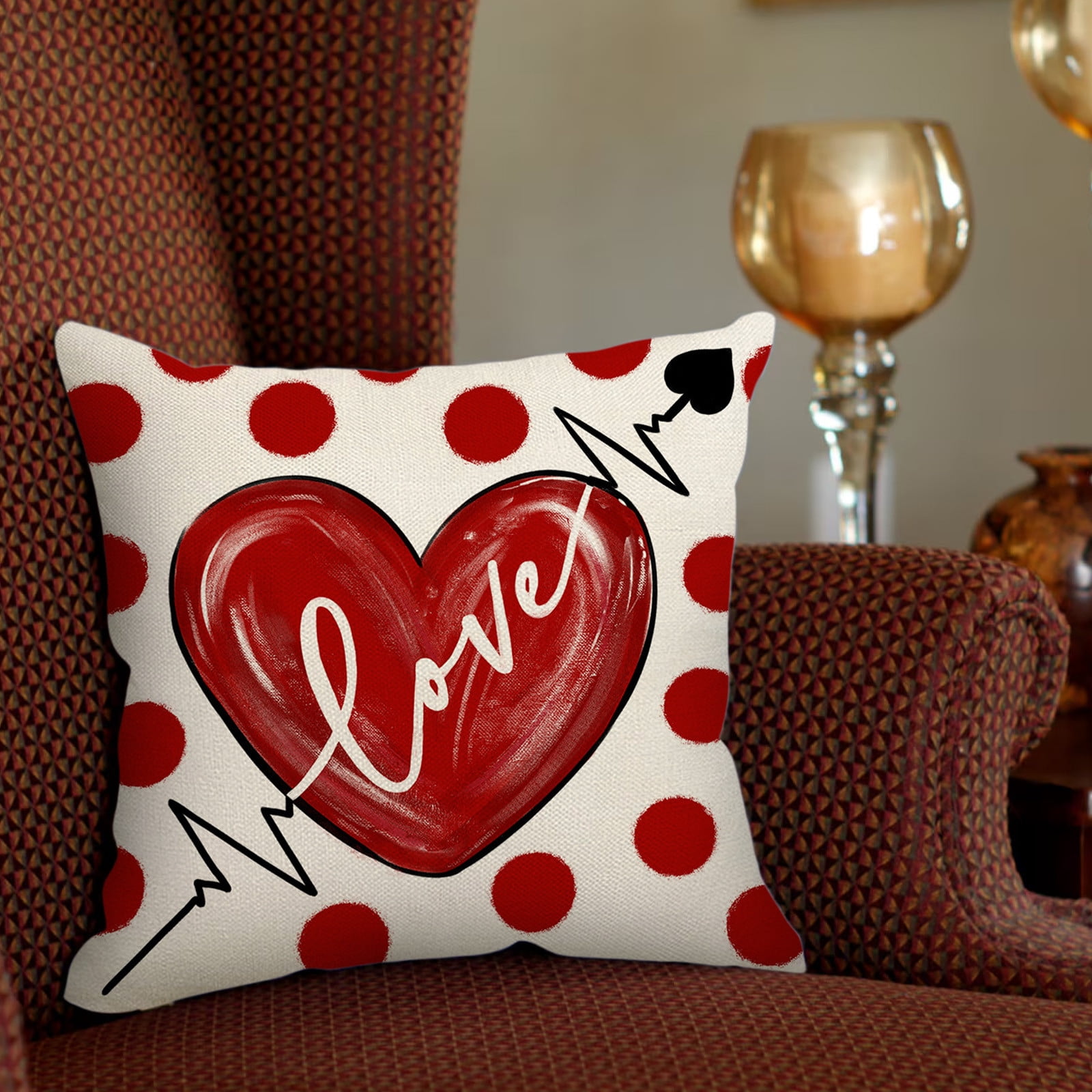Fmlxio Valentine's Day Pillowcases Romantic Date Printed Pillowcases ...