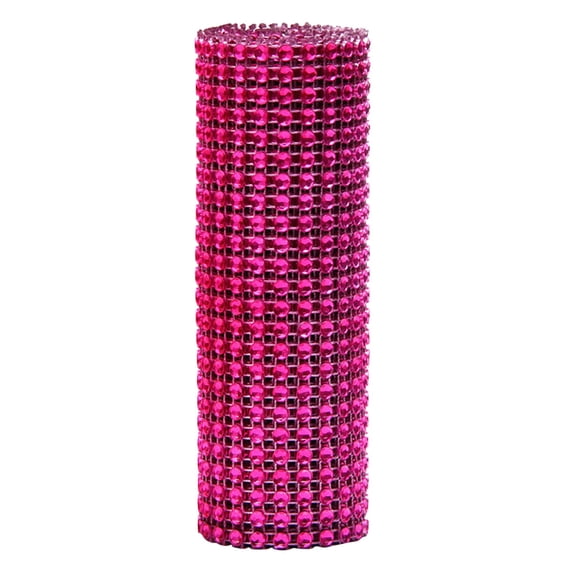 Fmnung Crystal Rhinestone Ribbon Mesh Wrap, 4.6 x 35.4 Inch Plastic ...