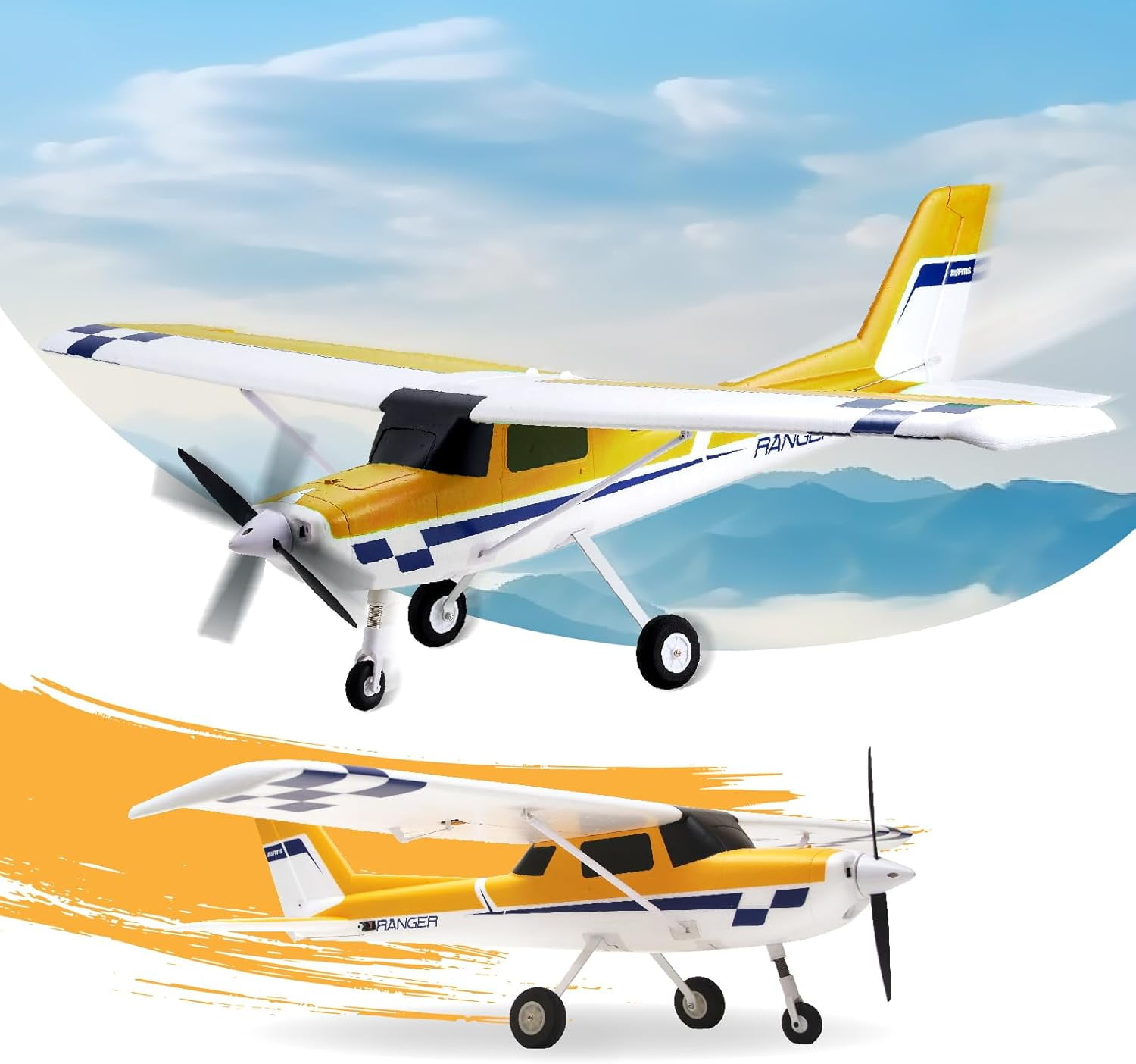 Fms Rc Planes for Adults Beginners 1220mm Ranger Remote Control ...