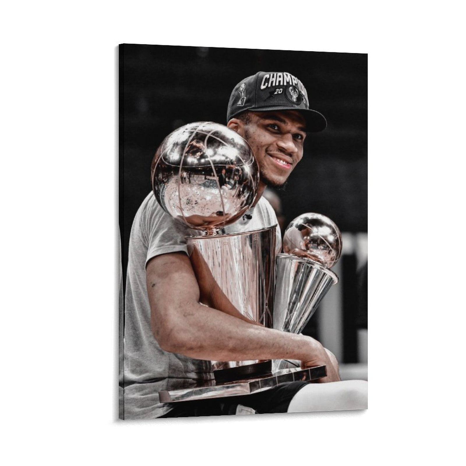 Fmvp Giannis Antetokounmpo Greek Freak Poster Painting On Canvas Wall Art Poster Scroll Picture ...