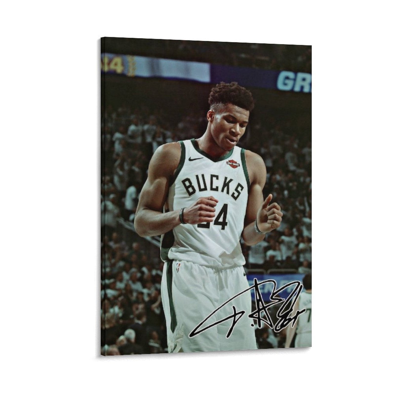 Fmvp Giannis Antetokounmpo Greek Freak Signed Posters Posters Wall Art Painting Canvas Gift ...