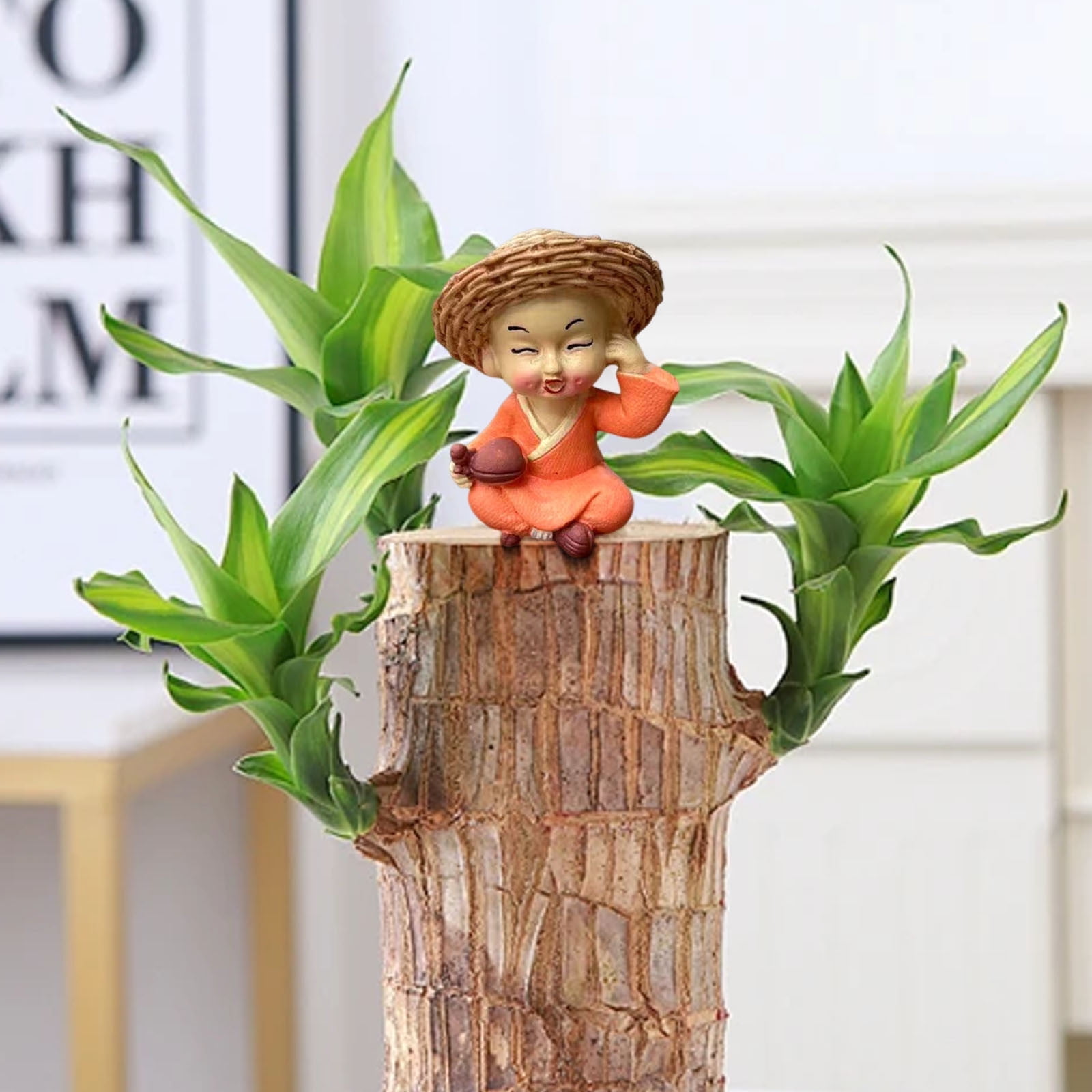 Fmxomd 1pc Brazilian Wood Potted Plant Set - Home and Office Decoration ...