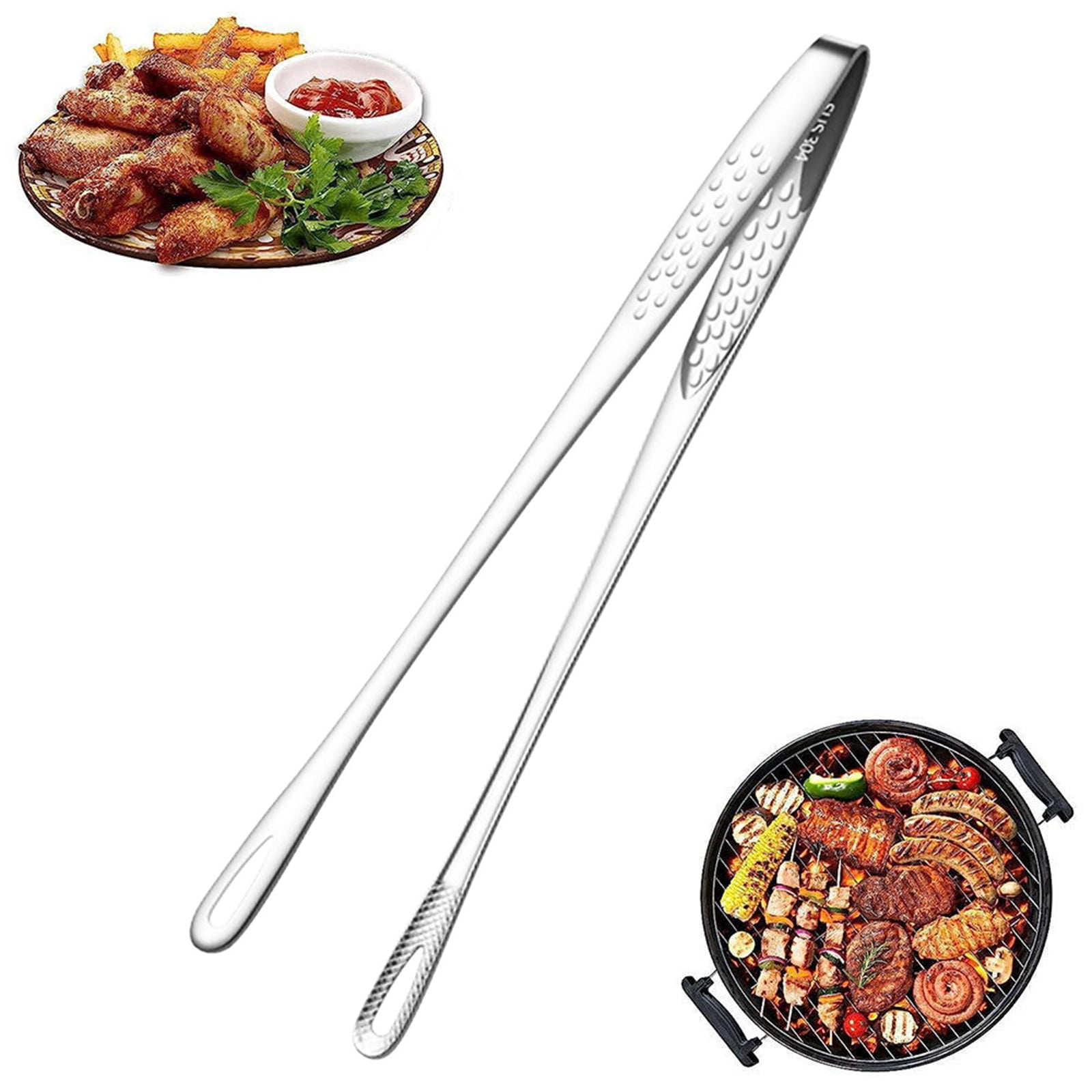 Fmxomd 2 Pack 11" Bbq Tongs – Korean Barbecue & Grill Tools,Kitchen ...