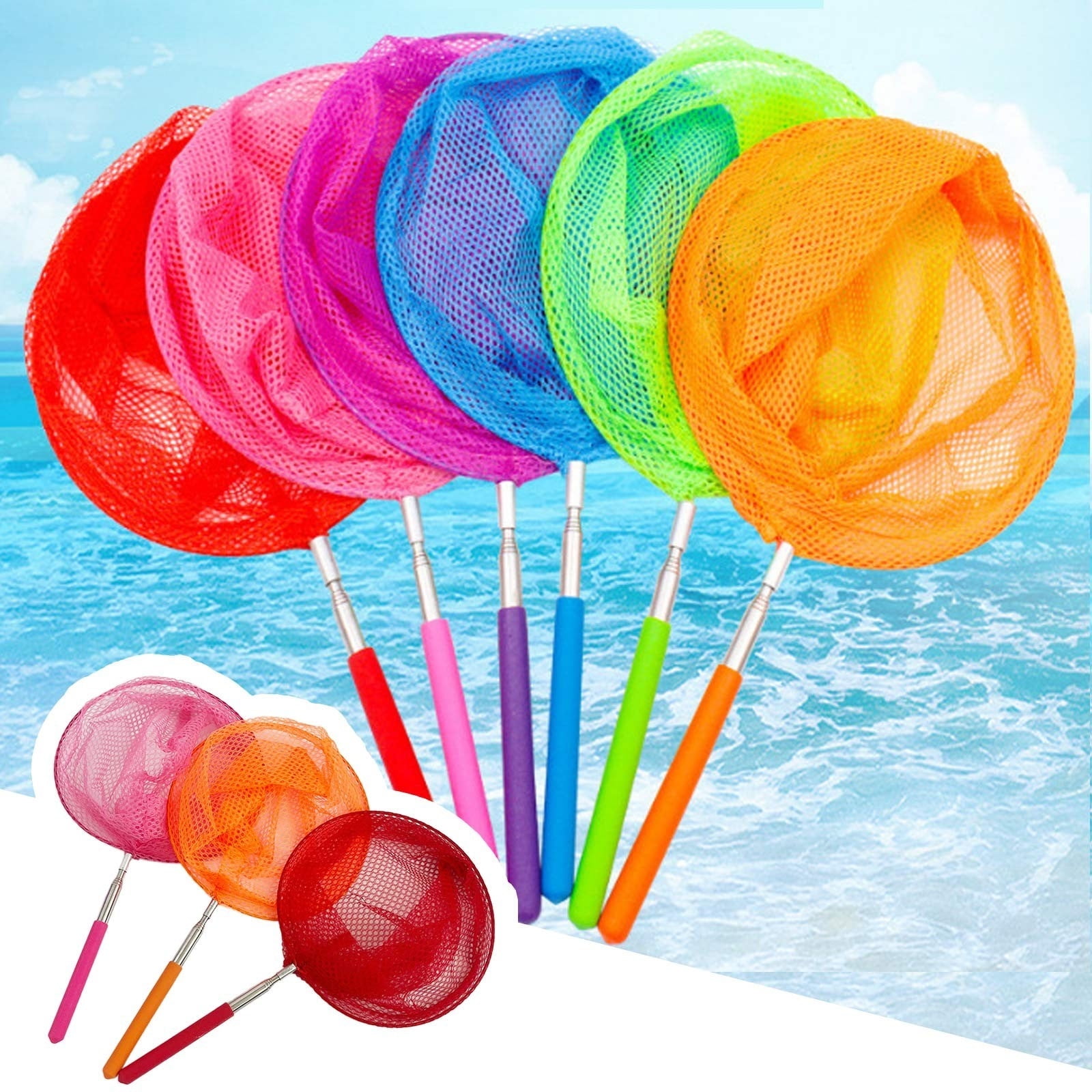 Fmxomd 3PCS Swimming Pool Cleaning Net Summer Stainless Steel Children ...