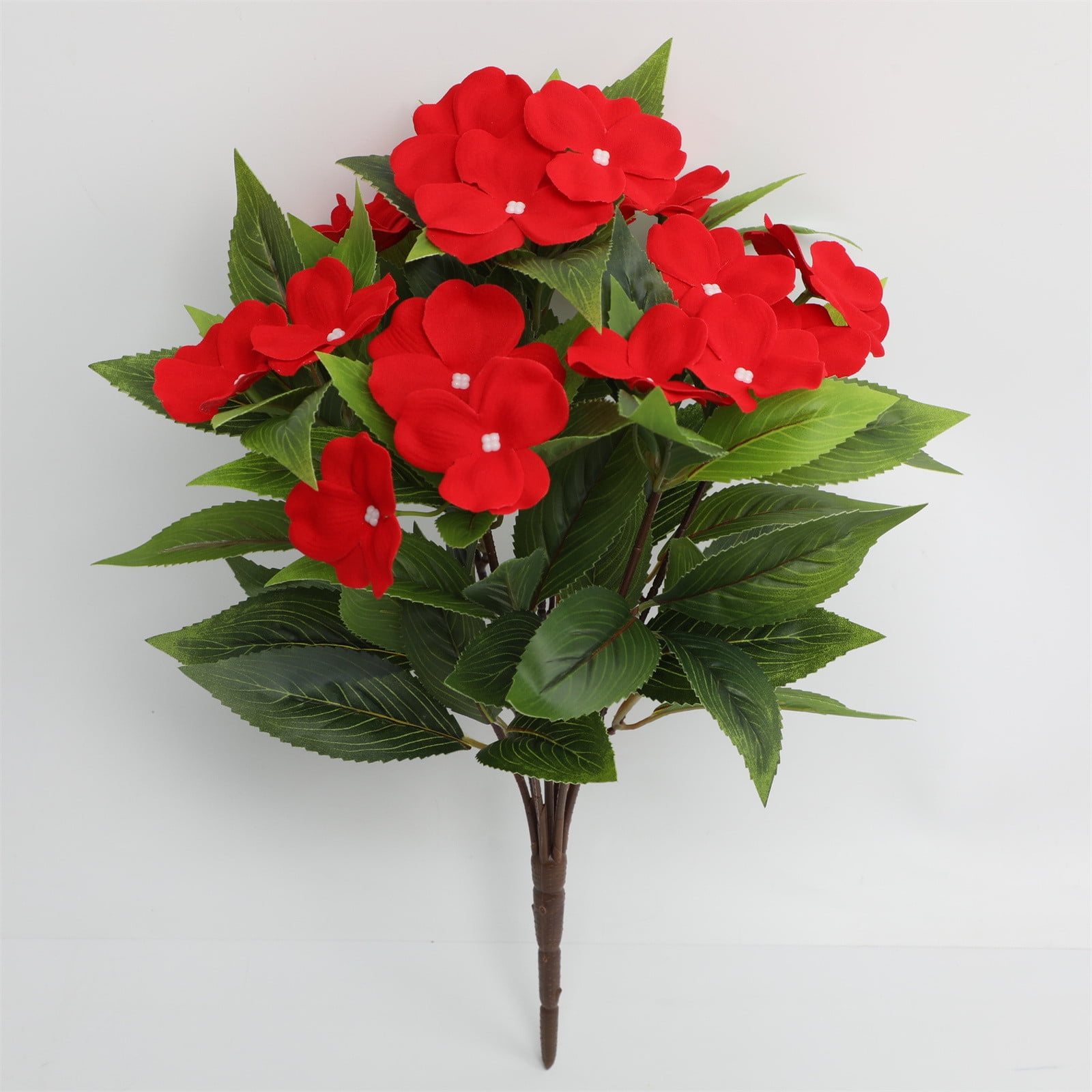 Fmxomd Artificial Fake Flowers Silk Plastic Plant, Artificial Azalea ...