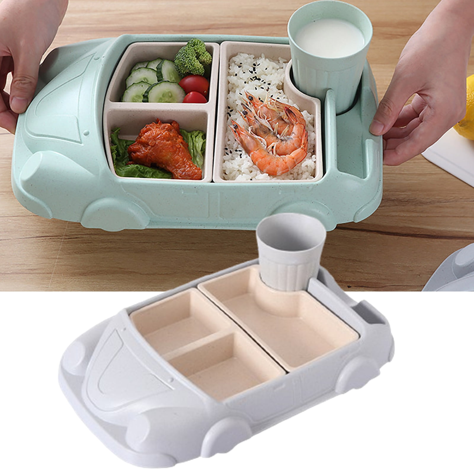 Fmxomd Cute Split Design Set Bowl Tableware Dinneractive Dining Set For ...