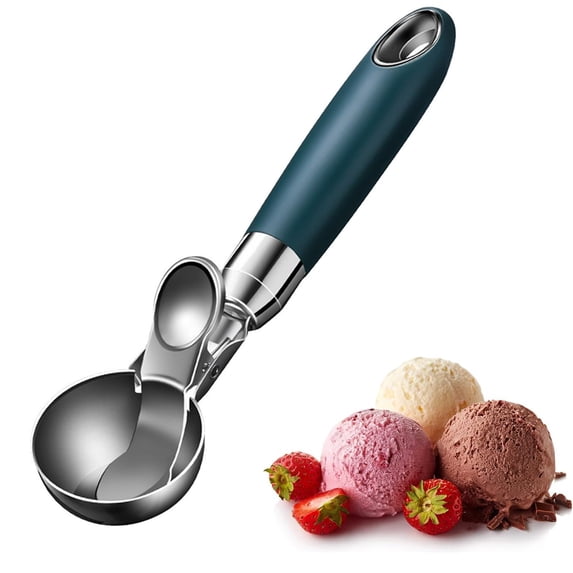Fmxomd Ice Cream Scoop with Trigger Release, Stainless Steel Versatile ...