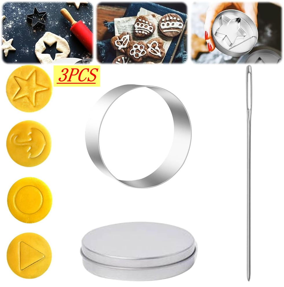 Fmxomd Korean Sugar Candy Making Tools, 3-Piece Stainless Steel Candy ...