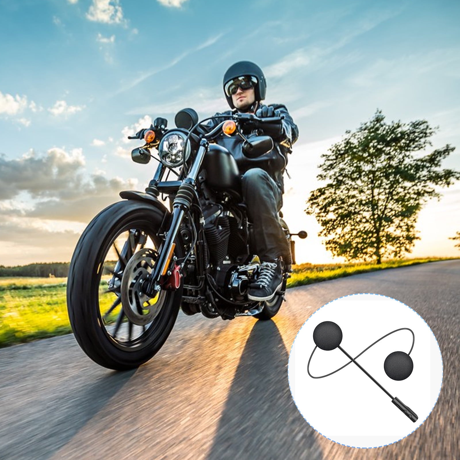 Fmxomd Motorcycle Helmet Bluetooth Headset Outdoor Headset Wireless ...