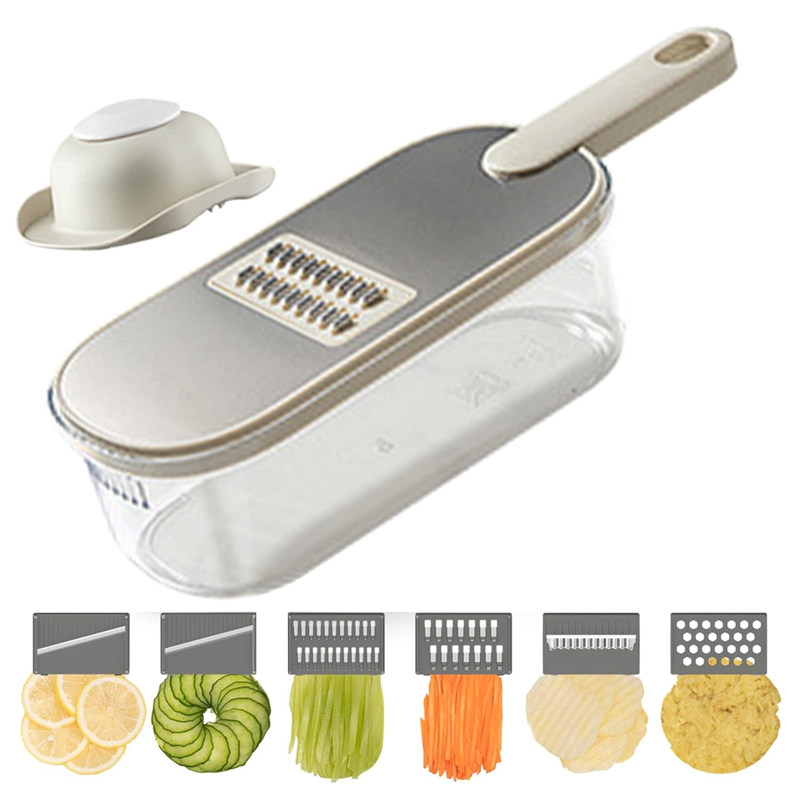 Fmxomd Multifunctional Mandoline Slicer - 6 Blades Interchangeable ...