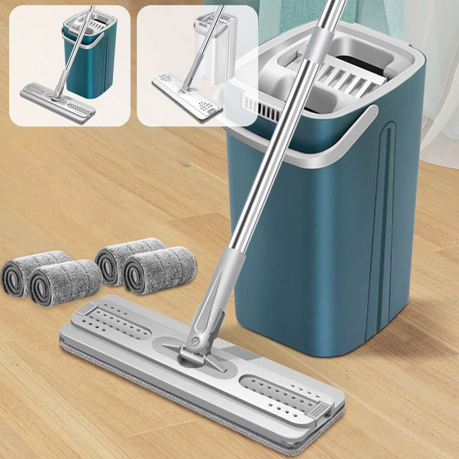 Fmxomd New Scratch Mop Family Set Hands- Mop Affordable Flat Mop For ...