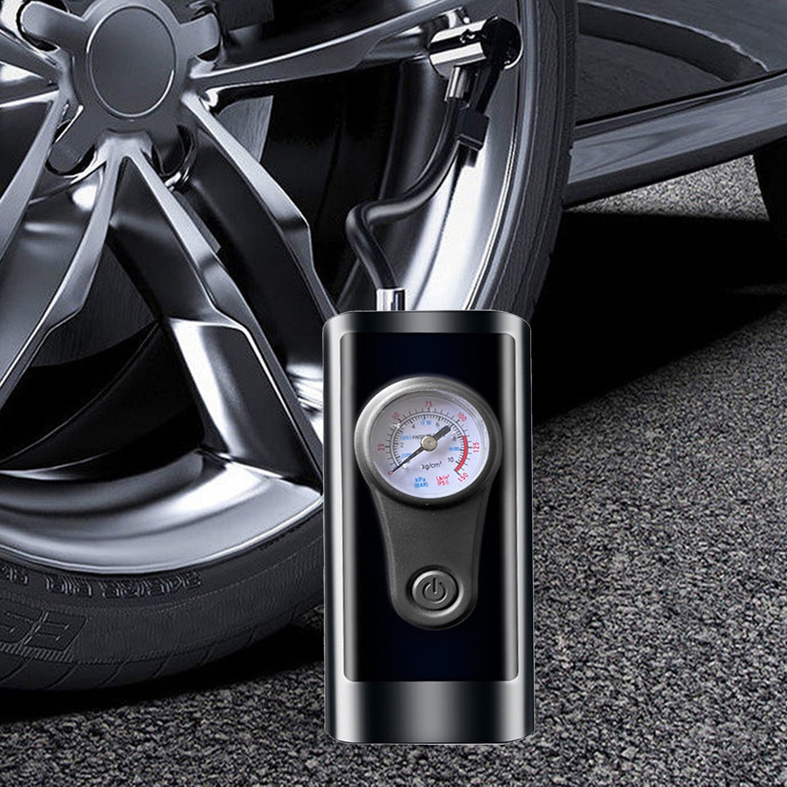 Fmxomd Pointer Type Car Mounted Inflator,Portable Car Mini Inflator ...