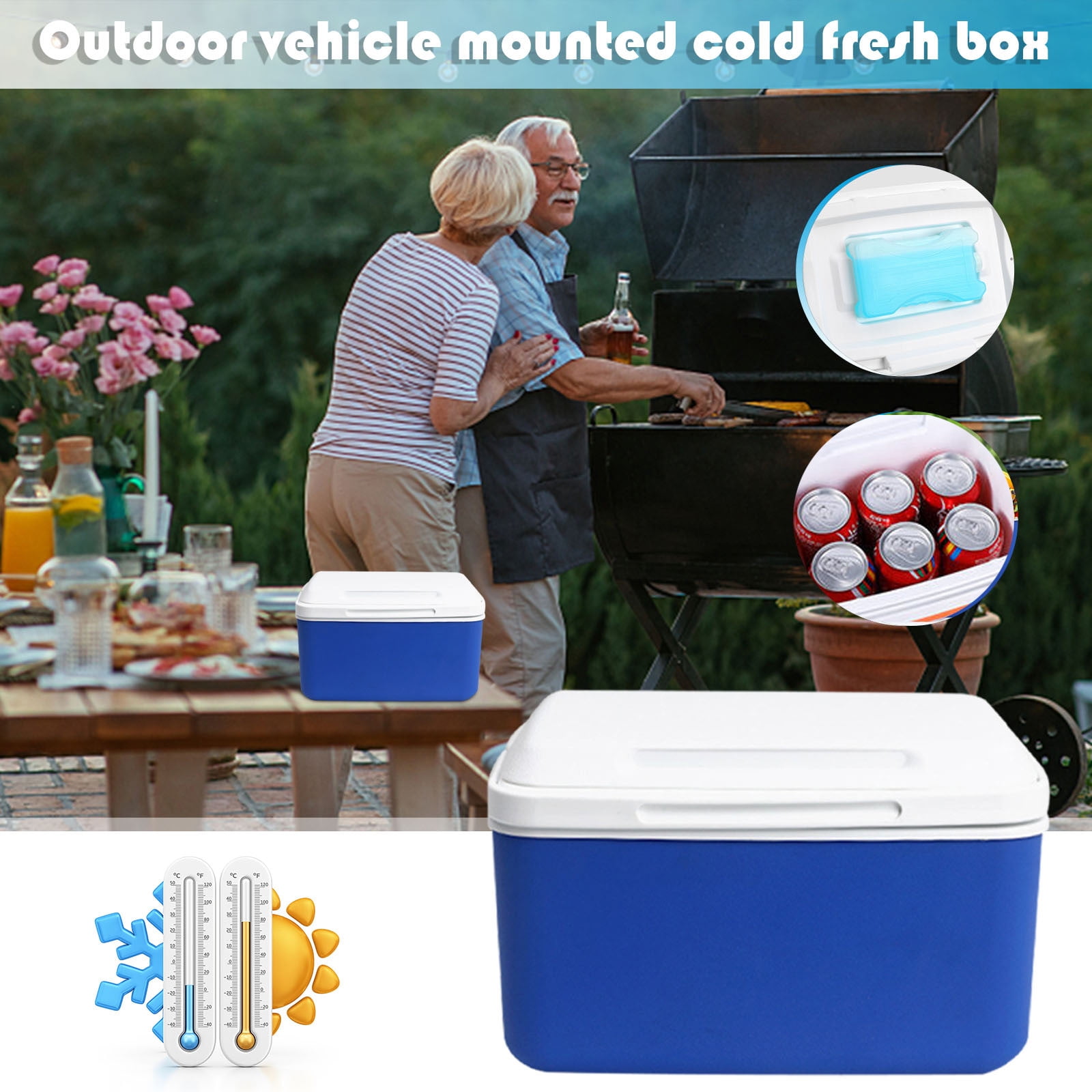 Fmxomd Refrigerator Home Freezer Thermal Heat Preservation Travel ...