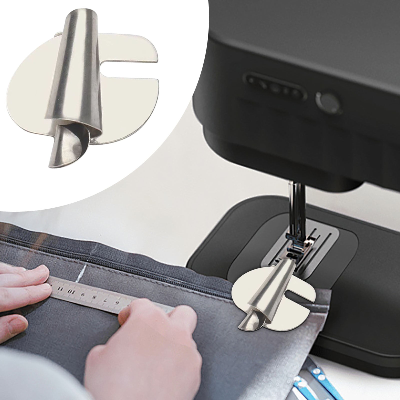 Fmxomd Universal Sewing Rolled Hemmer Foot Set Wide Rolled Hem Pressure ...