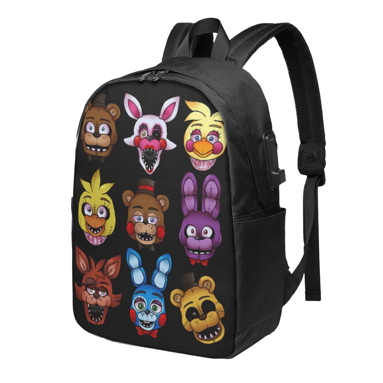 Fnaf Backpack Fashion Travel Backpack Laptop Backpack 17 Inch External ...