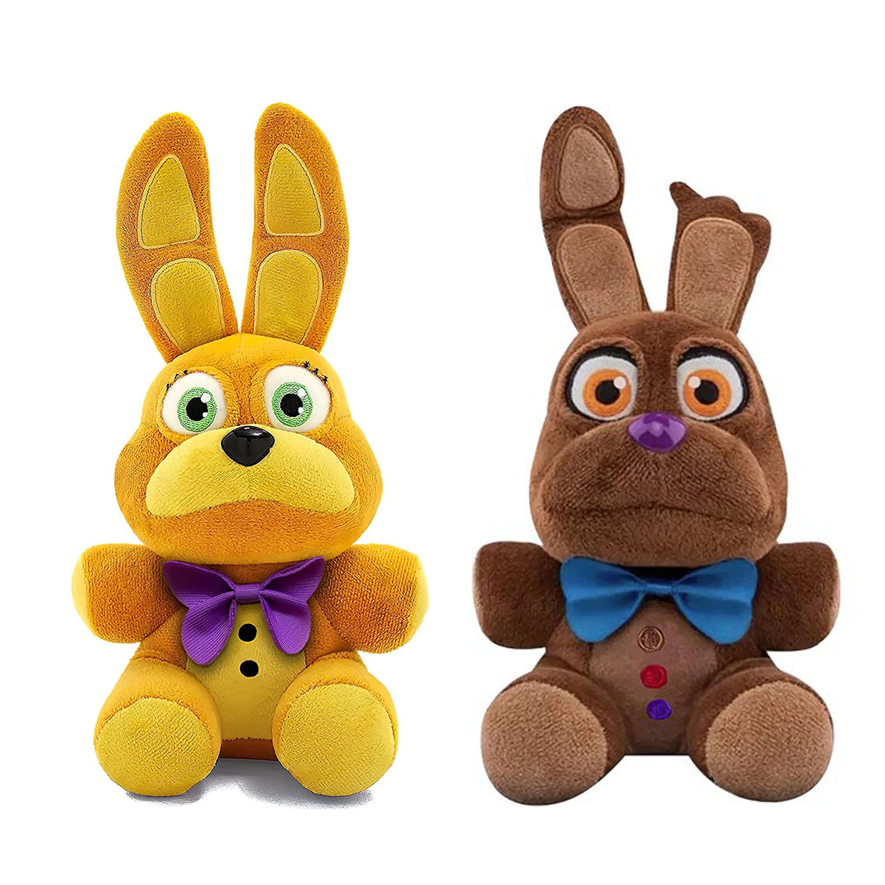 Fnaf Figures Dolls Set 2 Spring Bonnie and Chocolate Bonnie - 7" Five ...