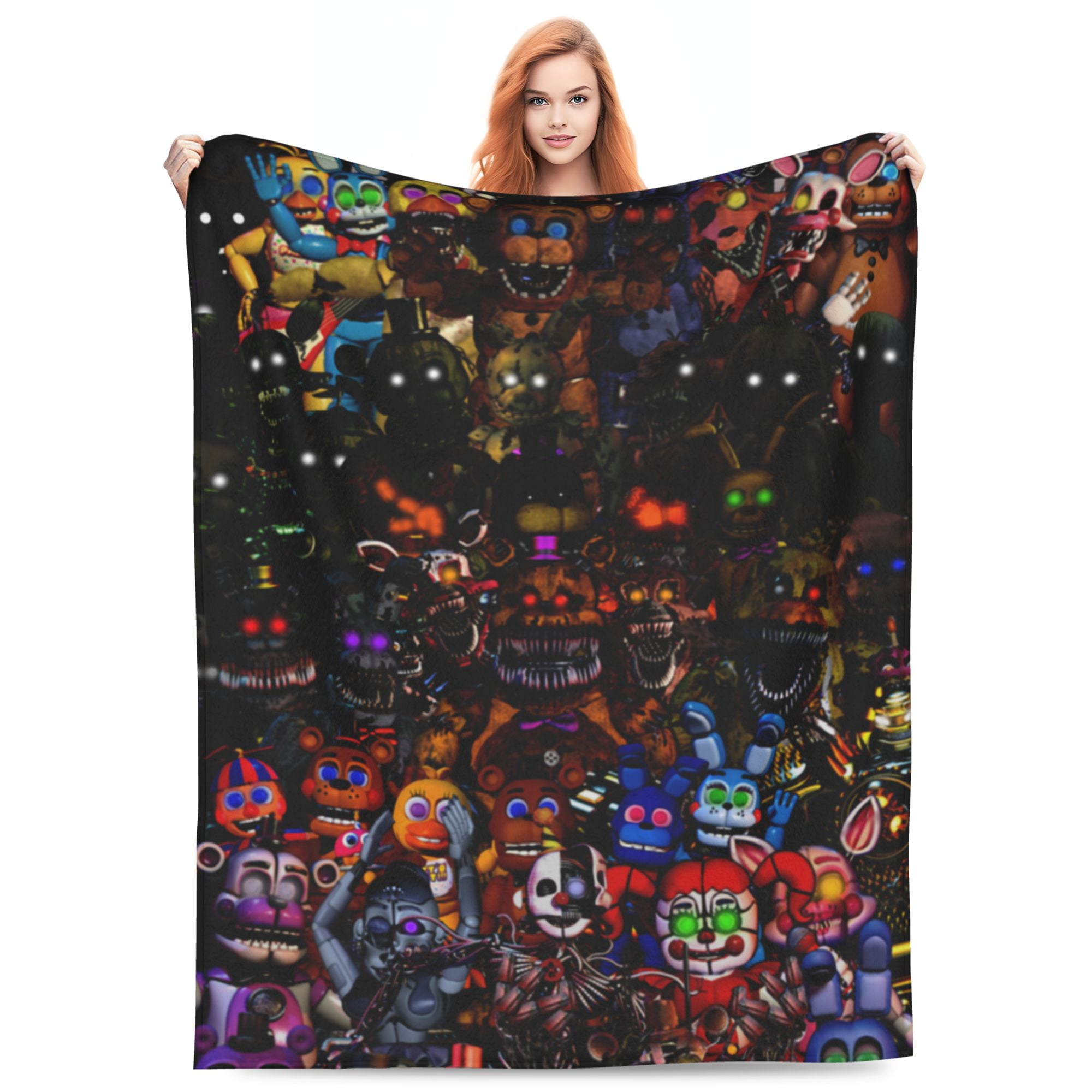 Fnaf Five Night At Freddy Throw Blanket 3d Printed Blanket For Sofa ...