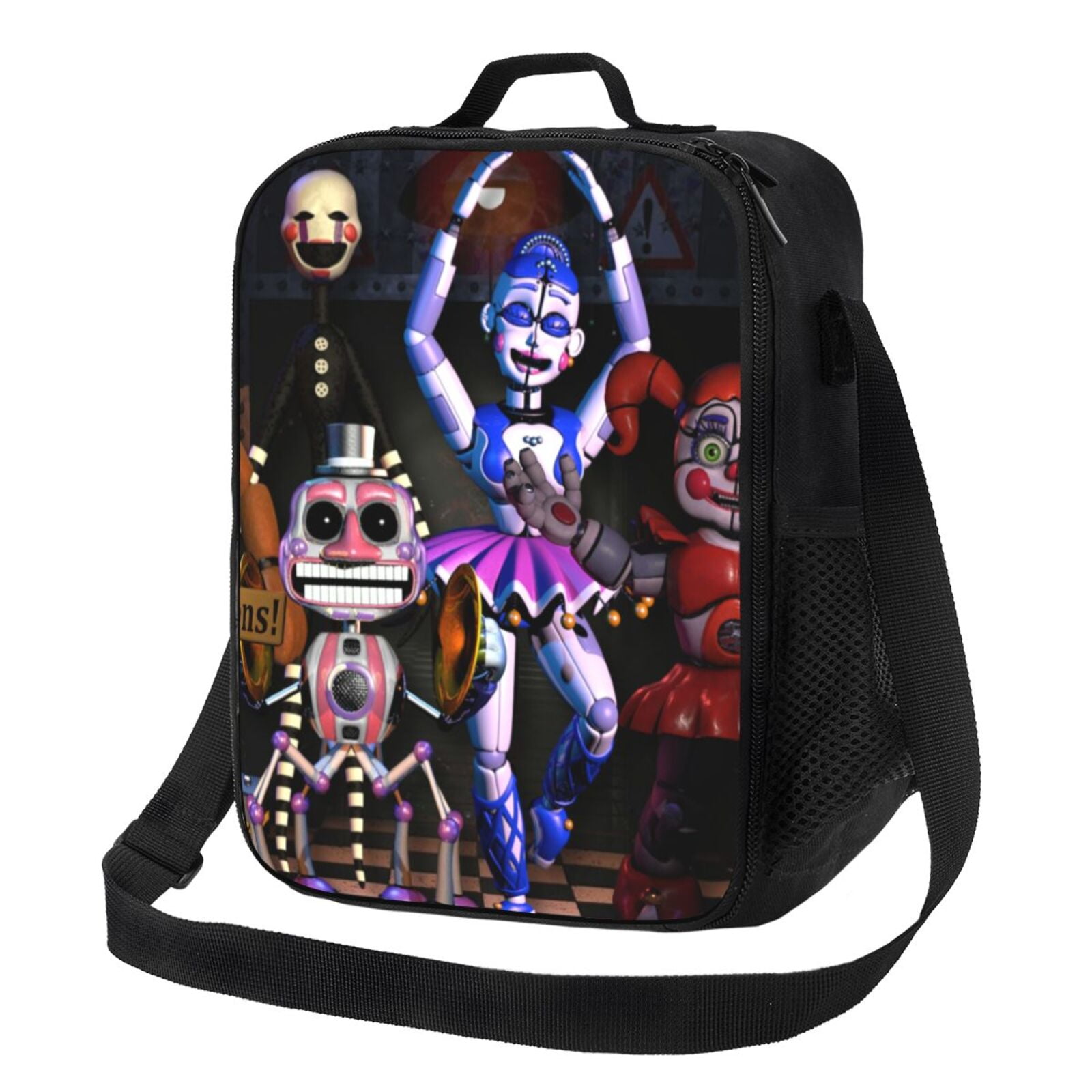 Fnaf Five Nights at Freddy's Insulated Lunch Bag Portable Lunchbag ...