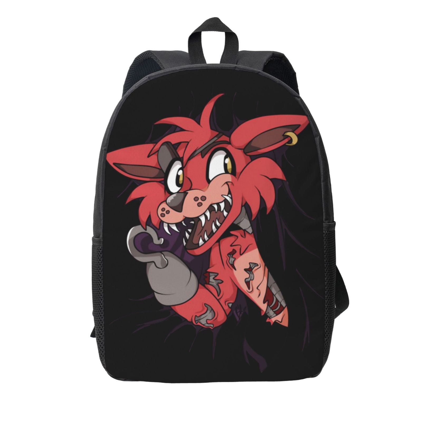 Fnaf Foxy In The Curtain Backpack Simple Lightweight Backpack Fashion ...