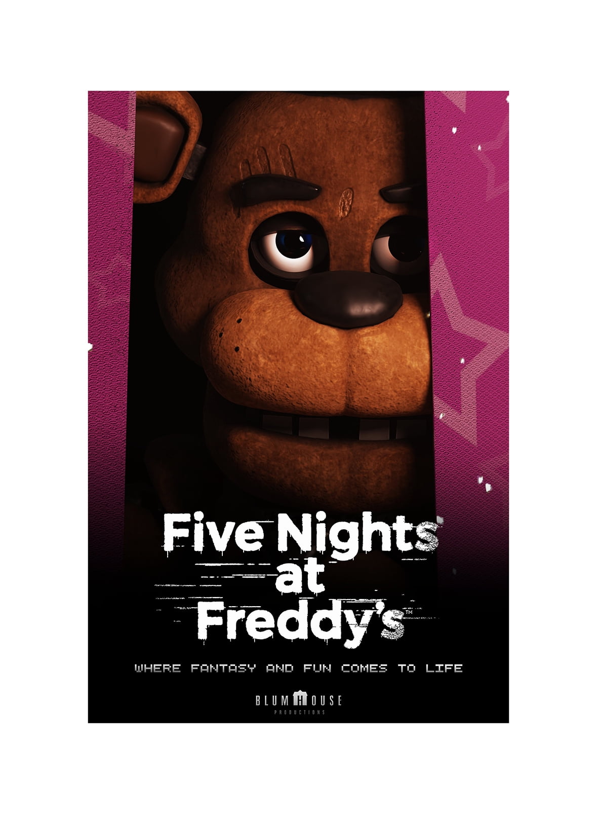 Fnaf Poster Five Nights at Freddy's Movie Posters Prints Bedroom Decor ...