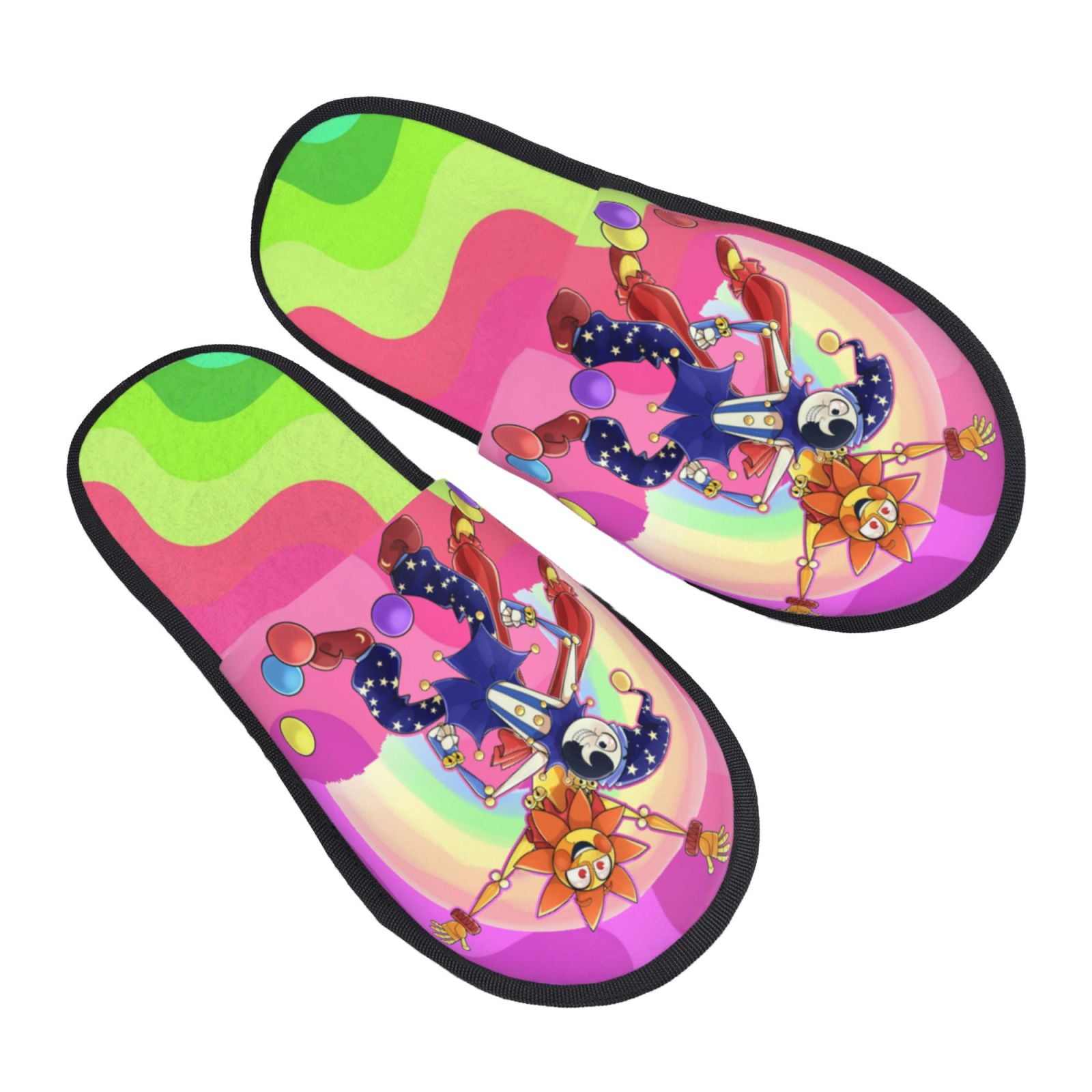 Fnaf Sundrop And Moondrop Furry Slippers For Men Women Fuzzy House ...