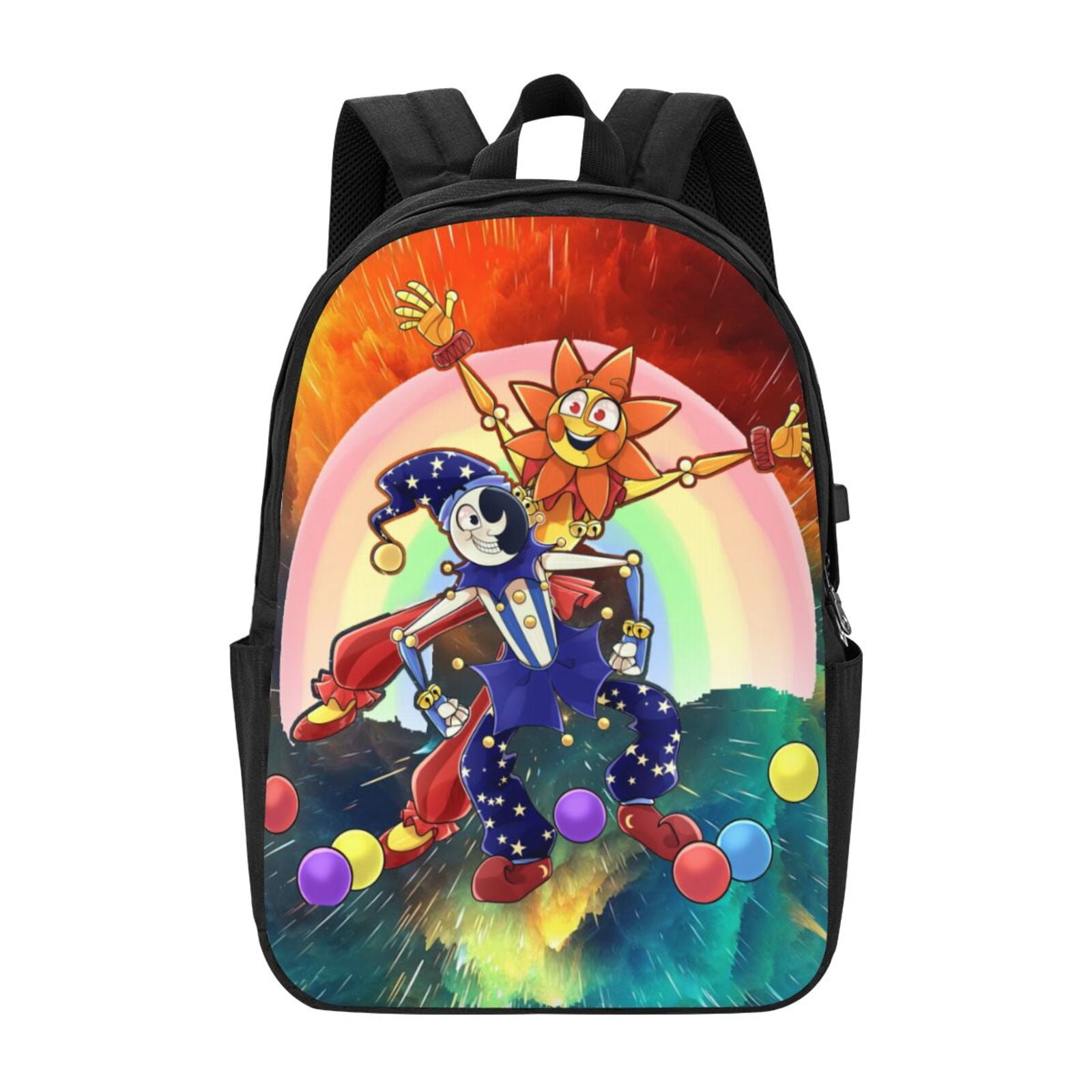 Fnaf Sundrop And Moondrop Backpack For Men Women Teen , Water Resistant ...