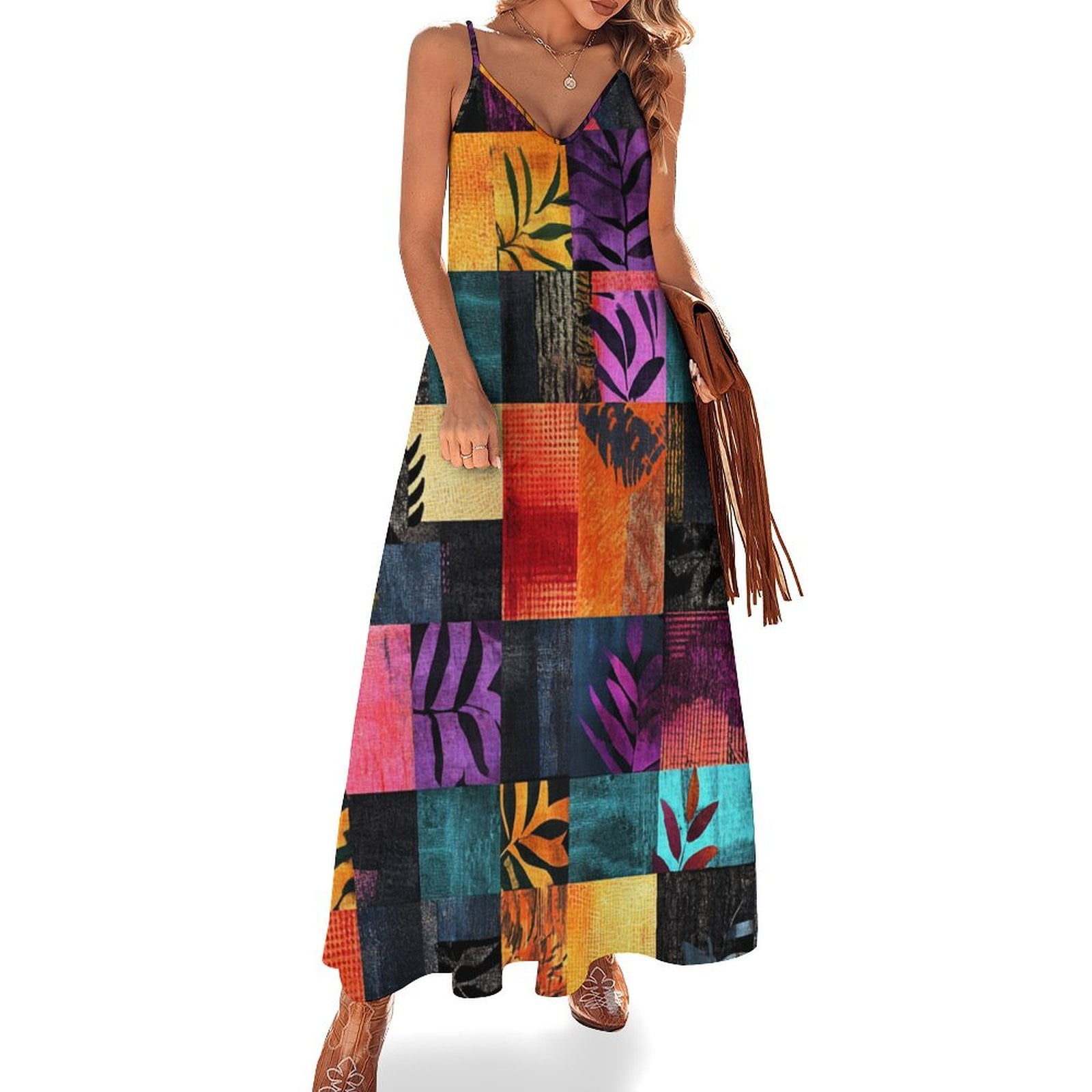 Fnehring_Colorful_patchwork_quilt_with_different_kinds_of_wov_77b9b2a5 ...