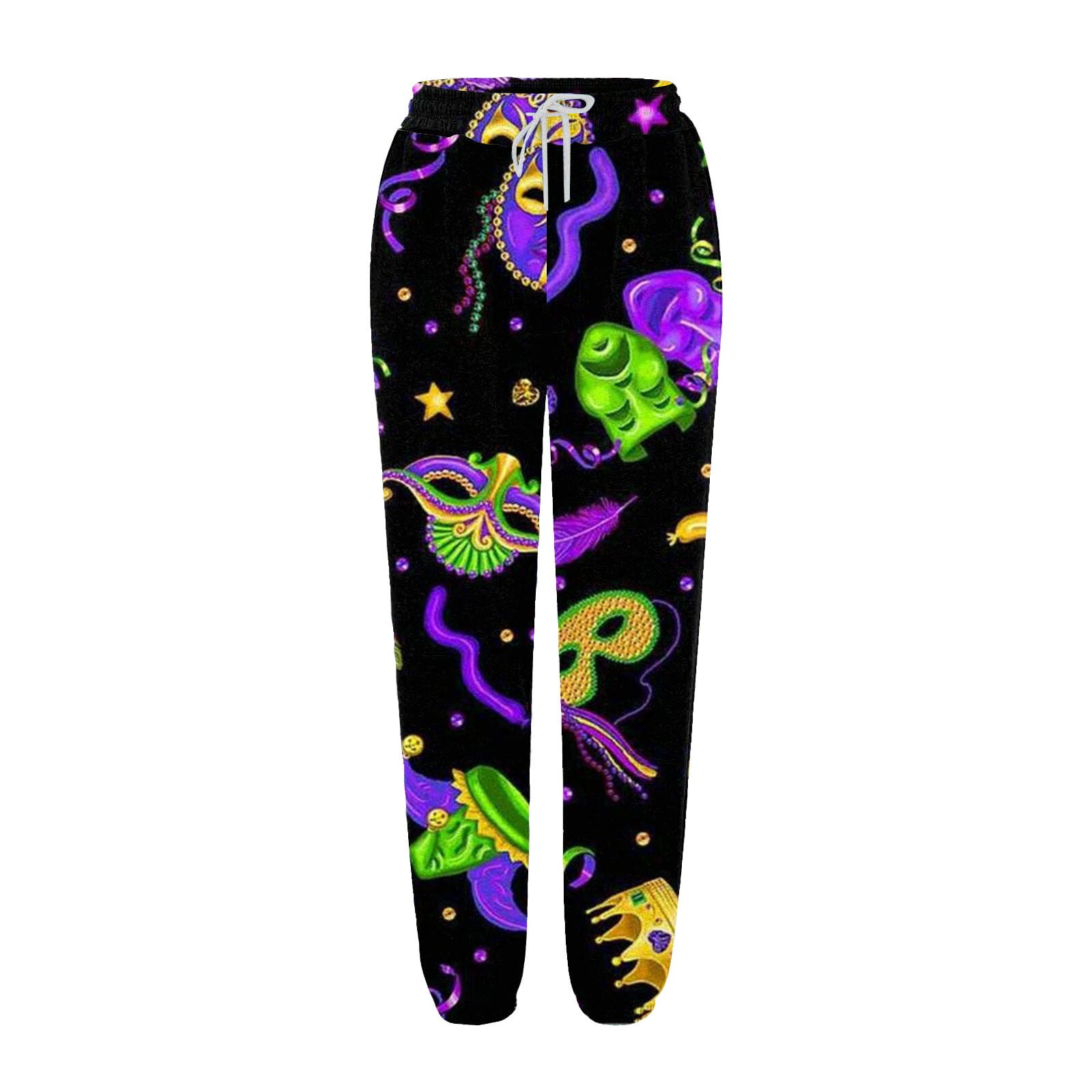 Fnhpitd Womens Casual Pants Women's Wild Drawstring Sweatpants Joggers ...