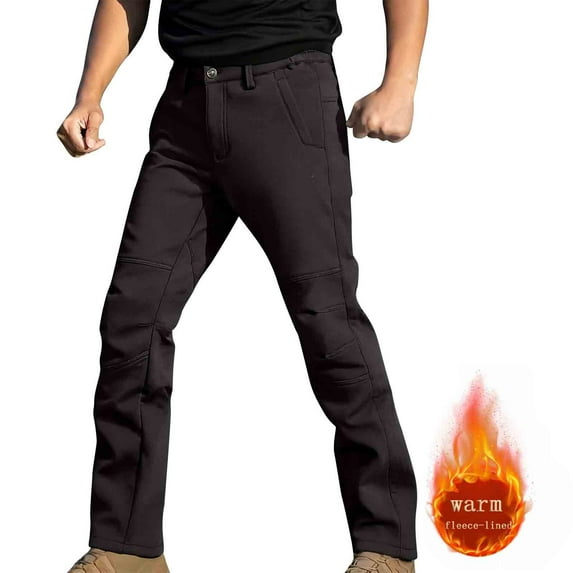 Fnnxeal Mens Cargo Pants Spring Fall Solid Outdoor Multi-Pockets ...