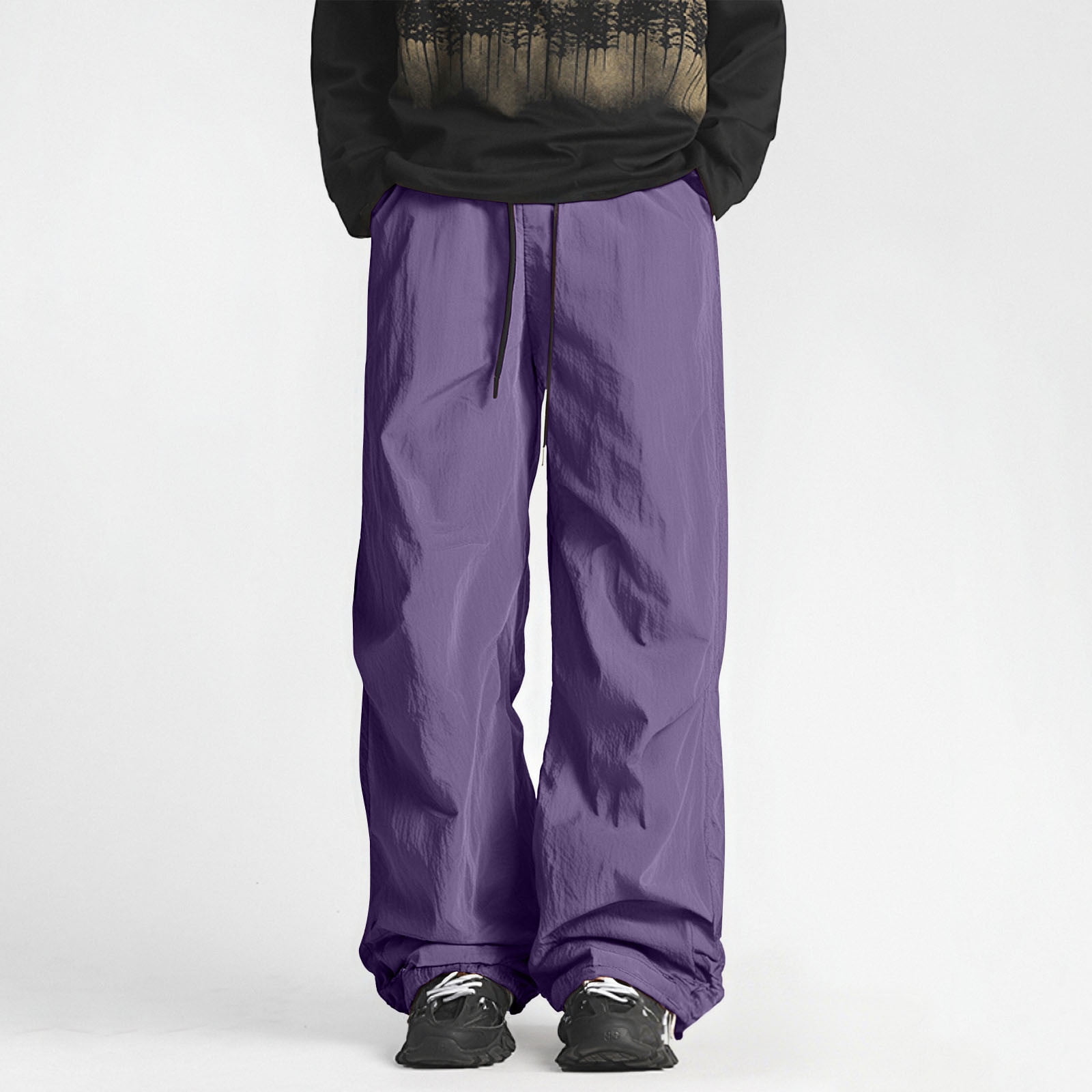 Fnnxeal Mens Sweatpants, Drawstring Fall Winter Elastic Waist Casual ...