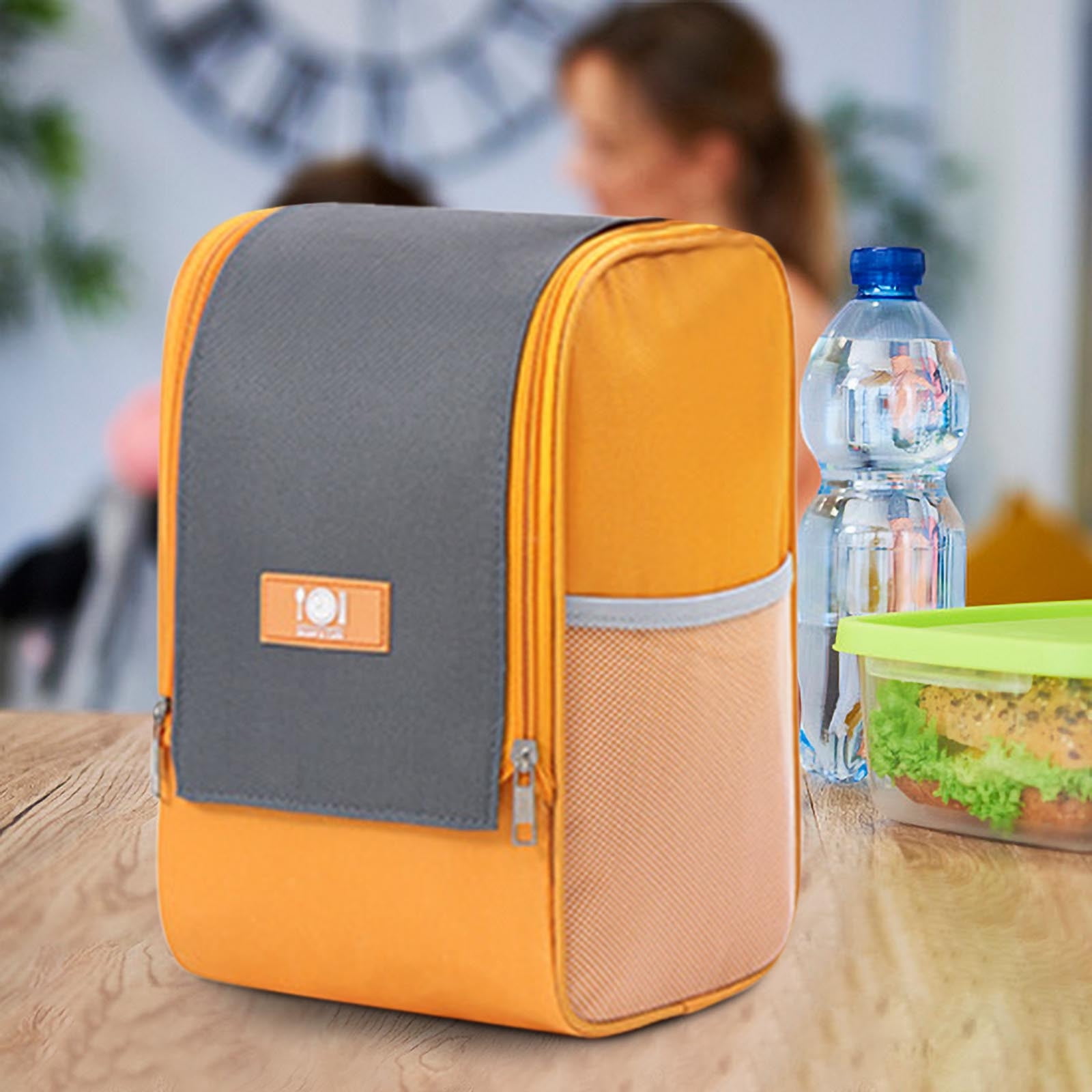 Fnochy Back to School Lunch Bag Lunch Box for Women Men, Reusable ...