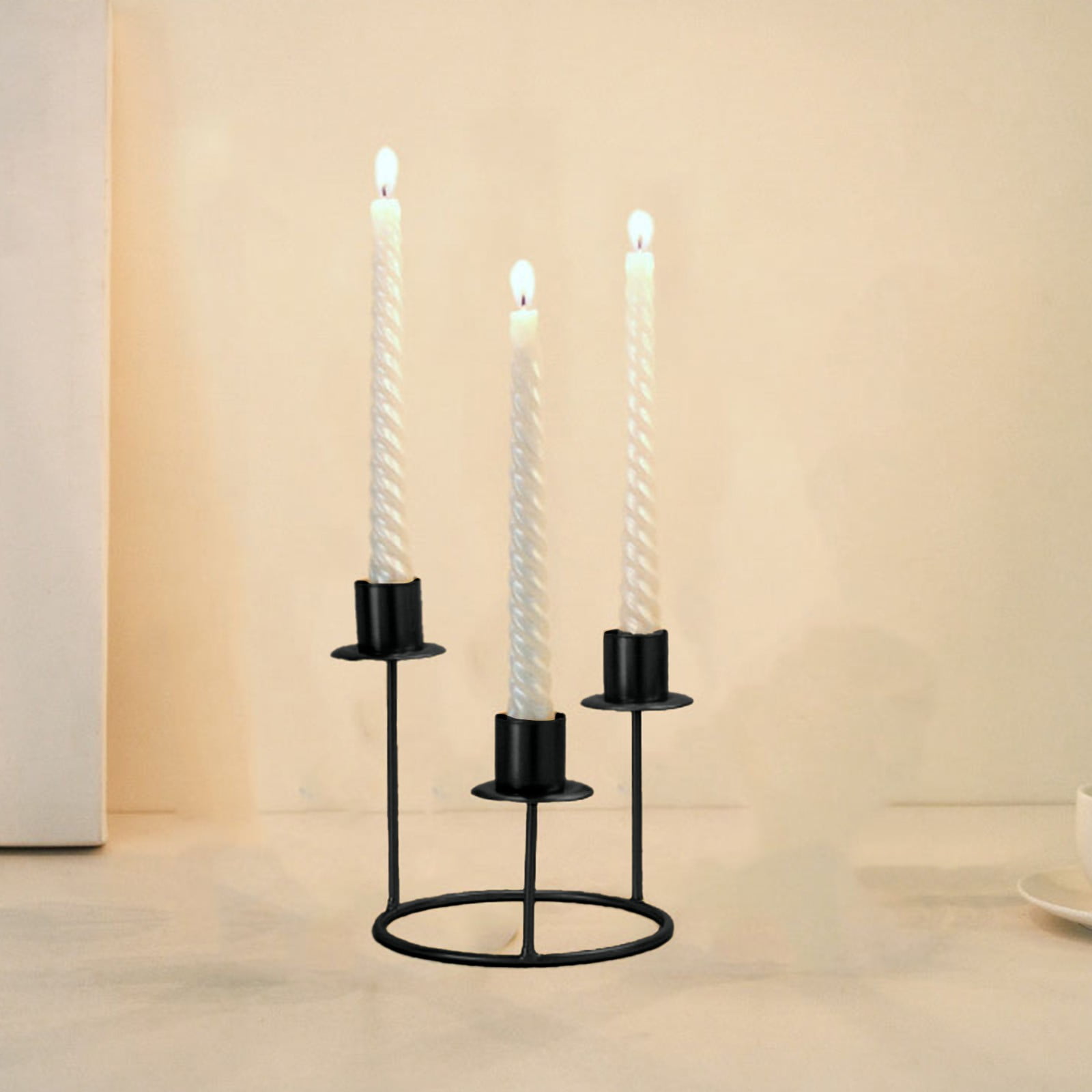 Fnochy Candle Stand, Metal Swirl Candle Holder, Elegant Tabletop Decor ...