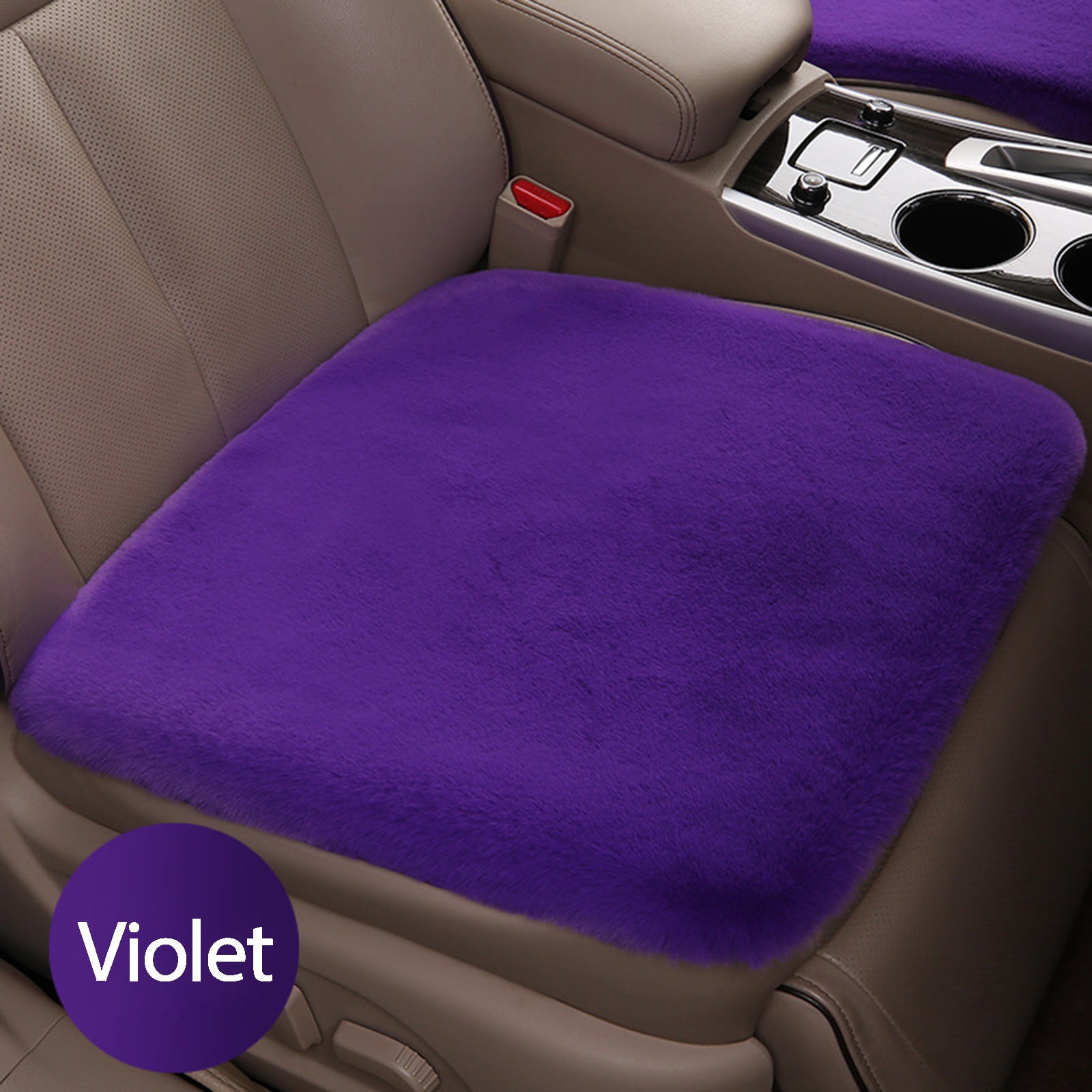 Fnochy Car Seat Cushion Warm Comfort Car Drivers Seat Covers Car
