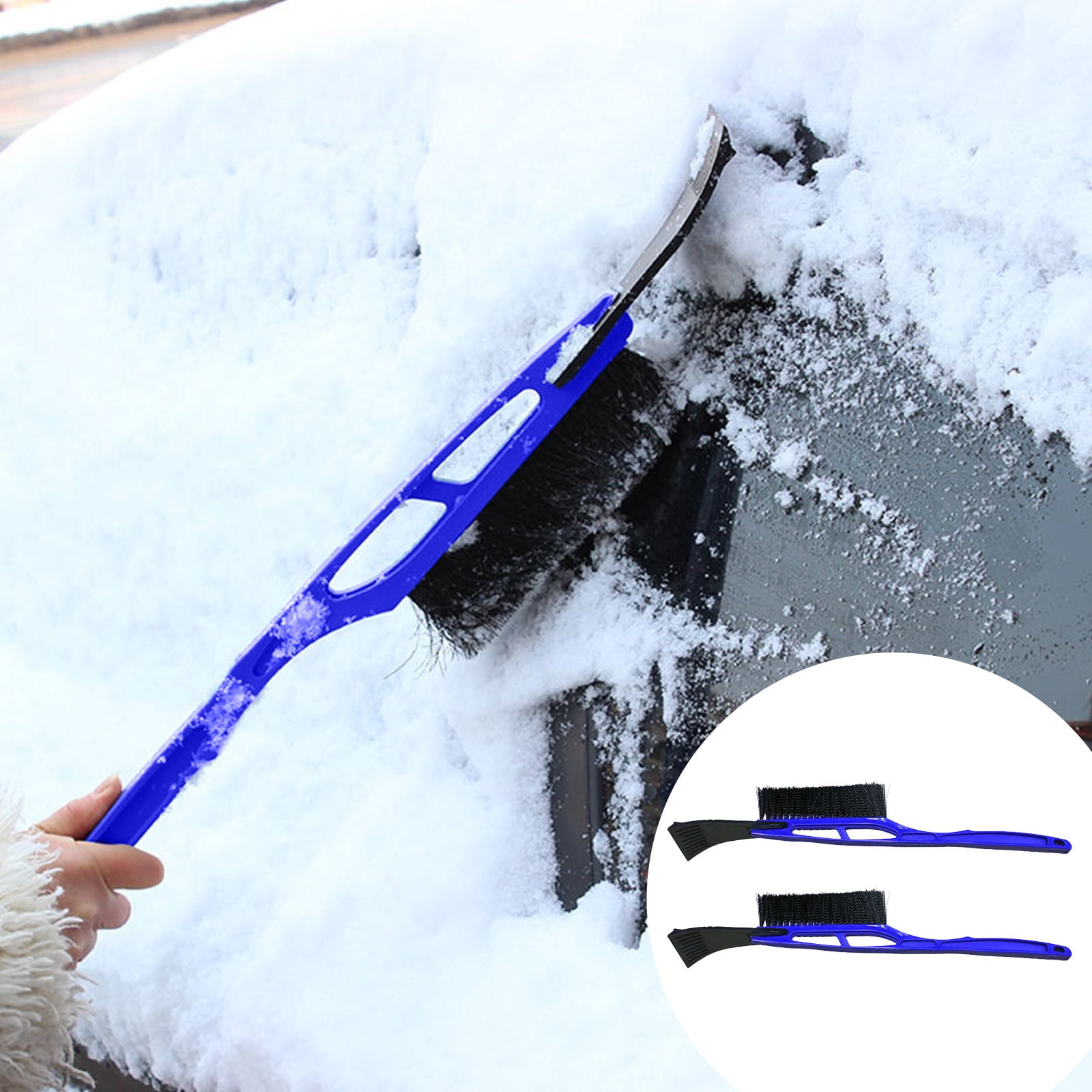Fnochy Car Snow Brush and Shovel 2 in 1, Multifunctional Ice Removal ...