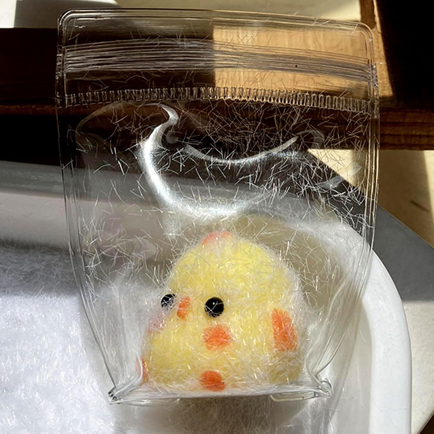 Fnochy Chicken Squishies Taba, Handmade Fuzzy Squishies Chick, Pinch ...