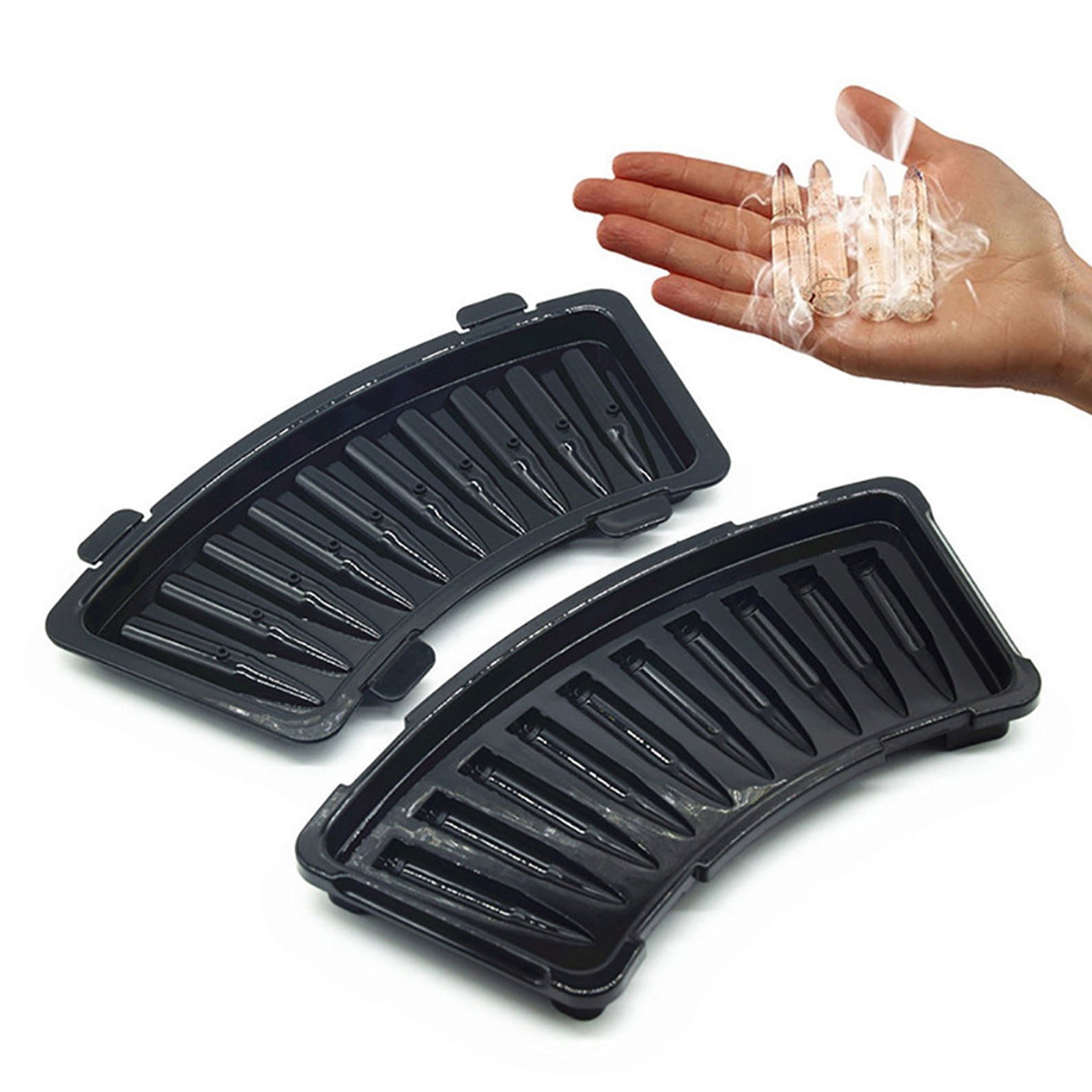 Fnochy Clearance Bullet Ice Molds 12-Cube Whiskey Ice Tray Novelty ...