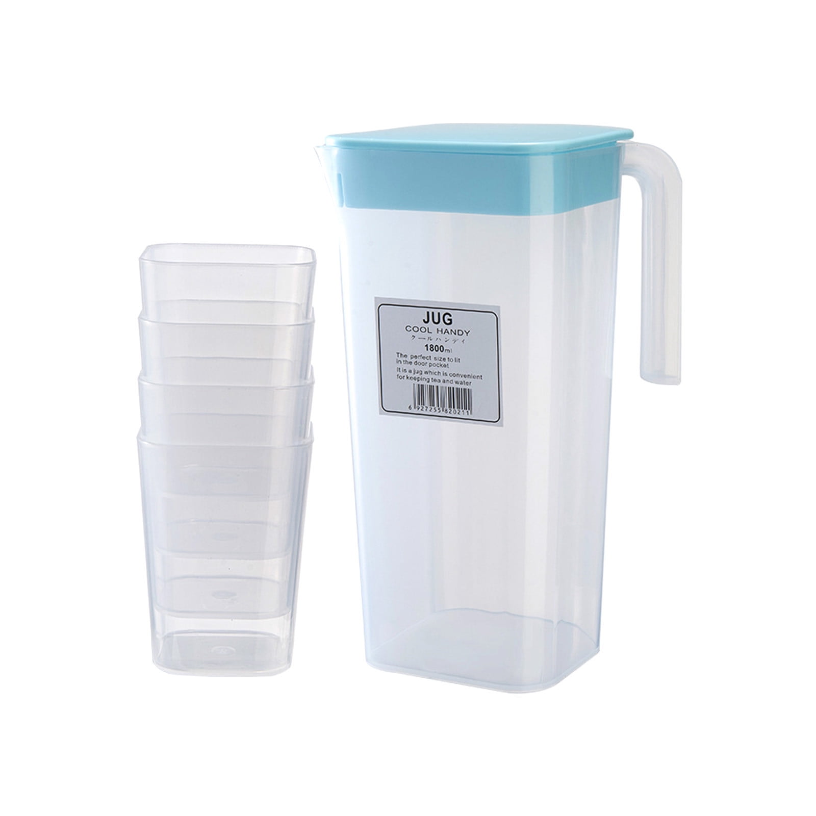 Fnochy Clearance Cold Water Pitcher with Lid - Versatile Beverage ...