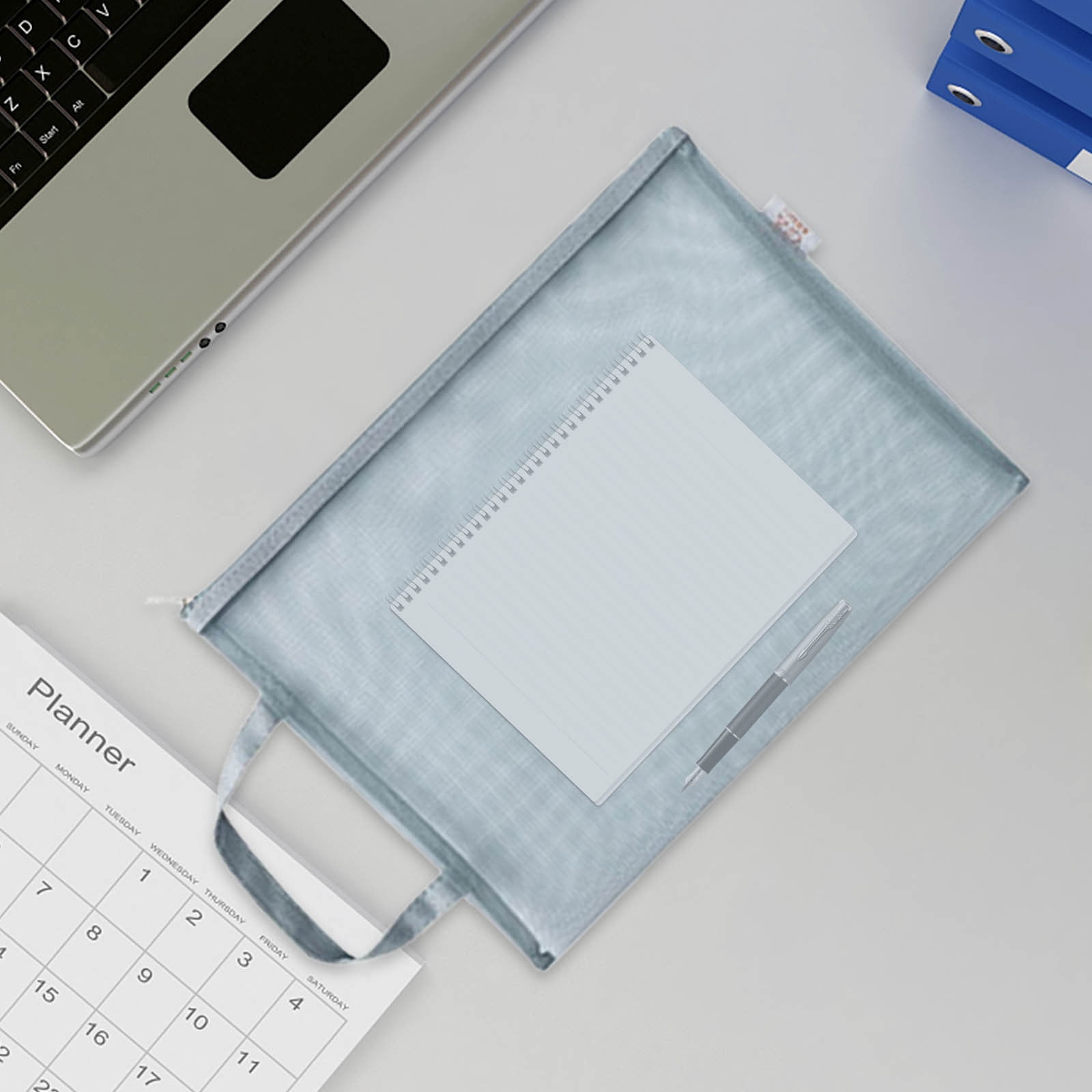 Fnochy Clearance Handheld Bag, Nylon Mesh Storage, Transparent File ...