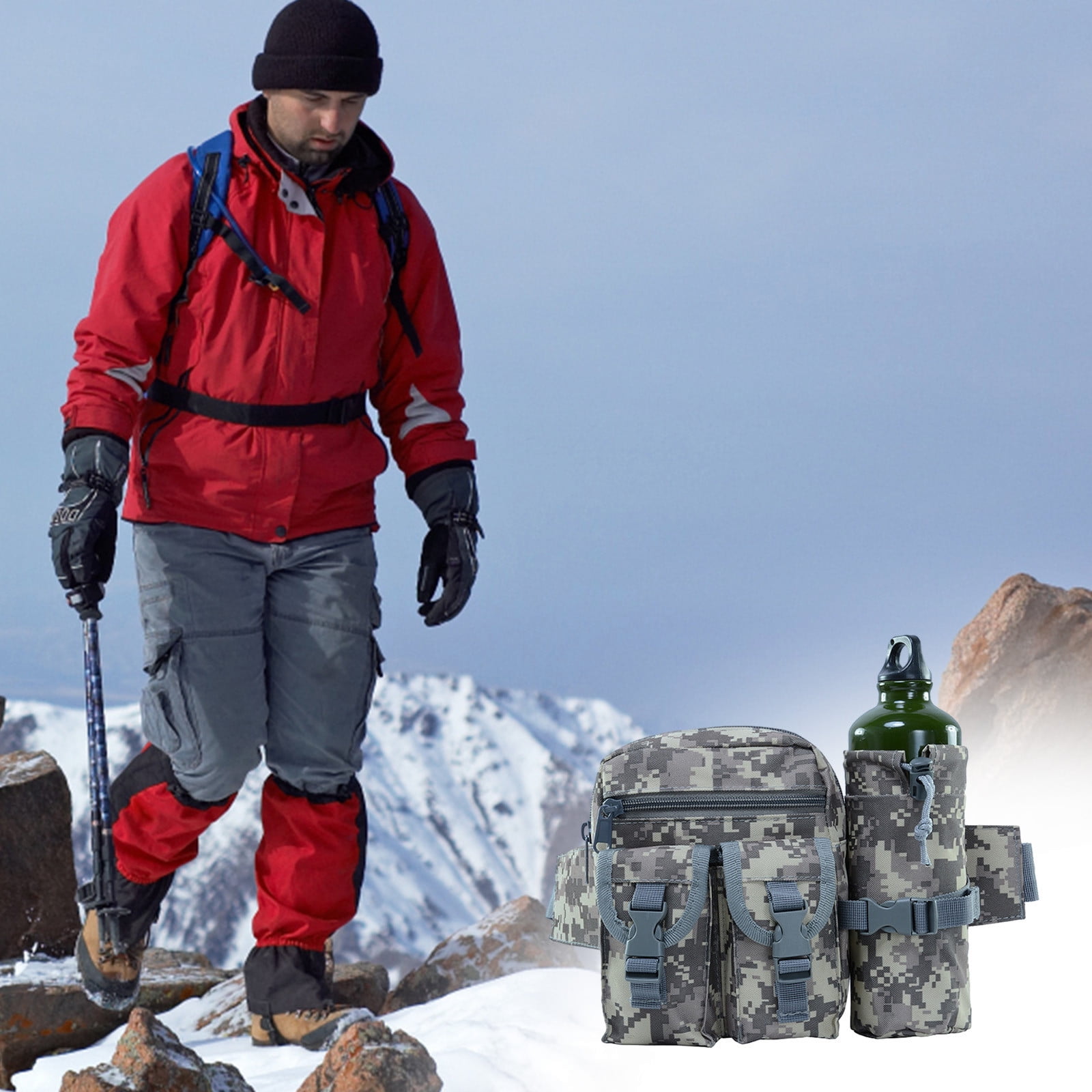 Fnochy Clearance Multi Functional Waist Pack, Water Resistant Hip Belt ...