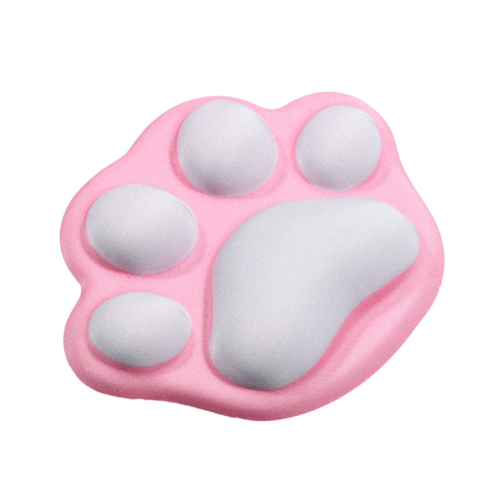 Fnochy Ergonomic Mouse Pad with Wrist Support, Cute Cat Paw Design ...