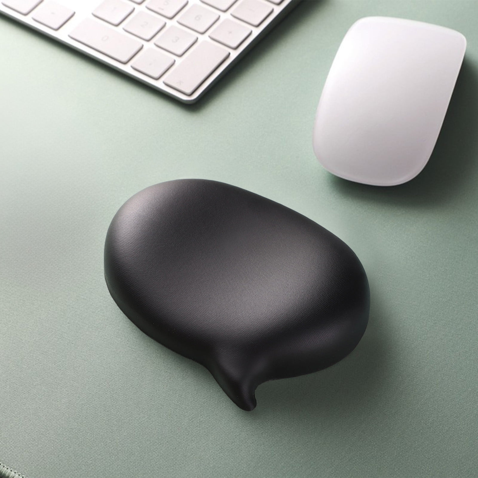 Fnochy Ergonomic Soft Rubber Mouse Wrist Support Pad, Hand & Palm Rest ...